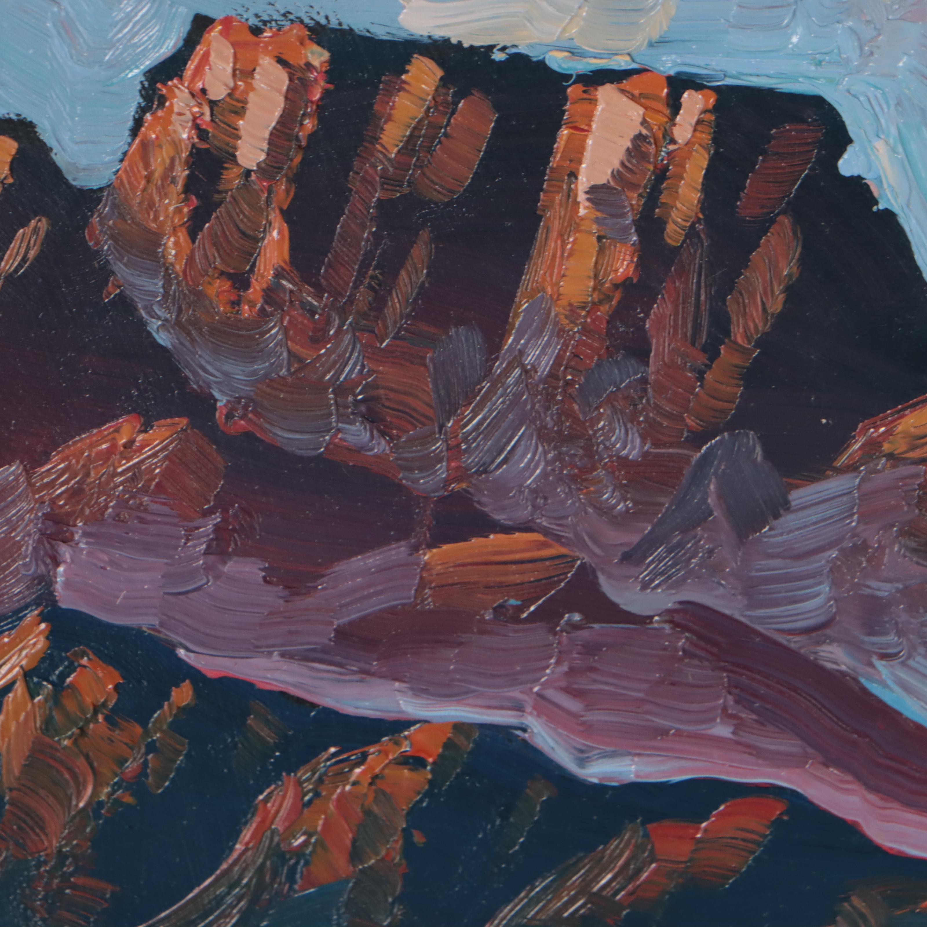 William Hawkins Oil Painting "Hi Risers," 2022 | EBTH