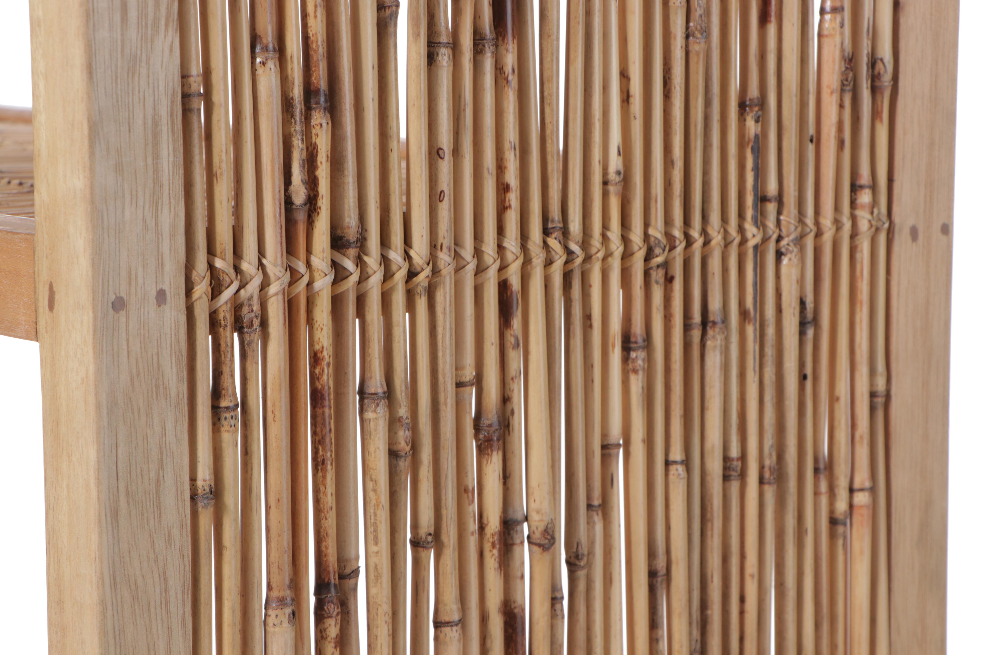 Philippine Talahib Grass and Wood Bookshelves | EBTH