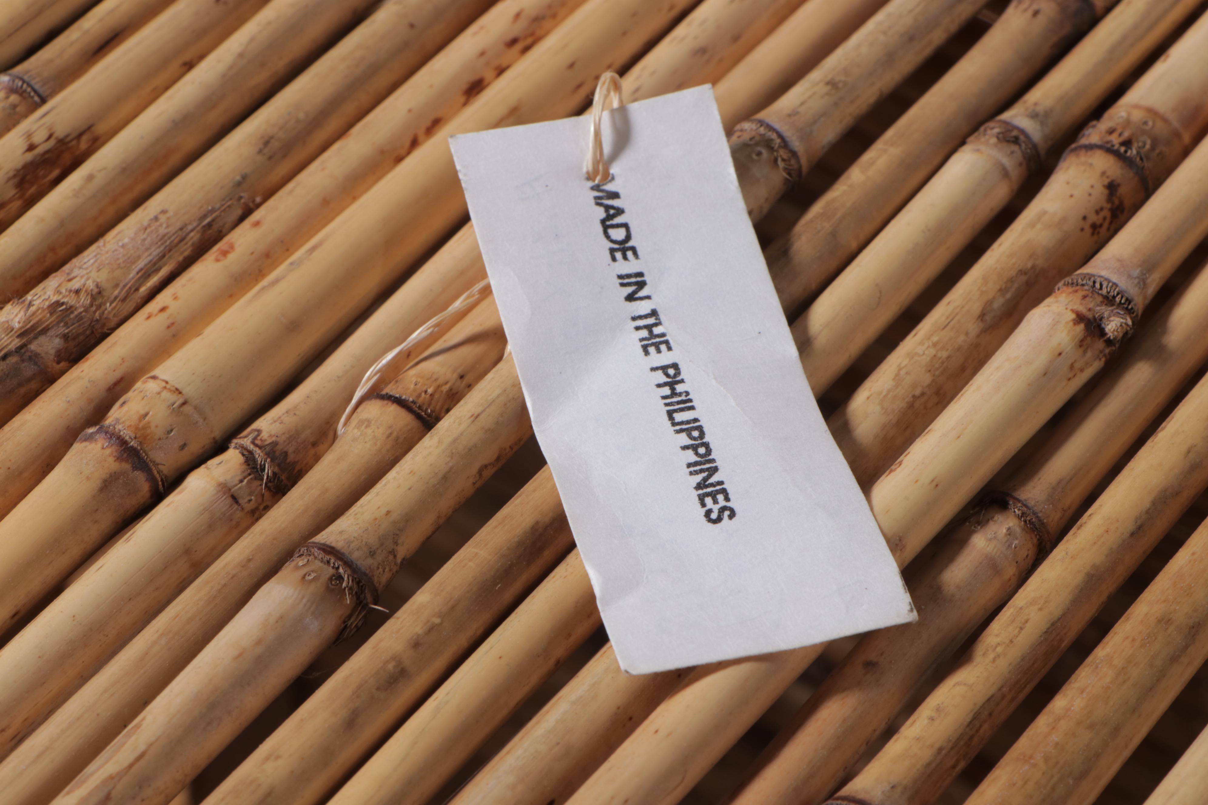 Philippine Talahib Grass and Wood Bookshelves | EBTH