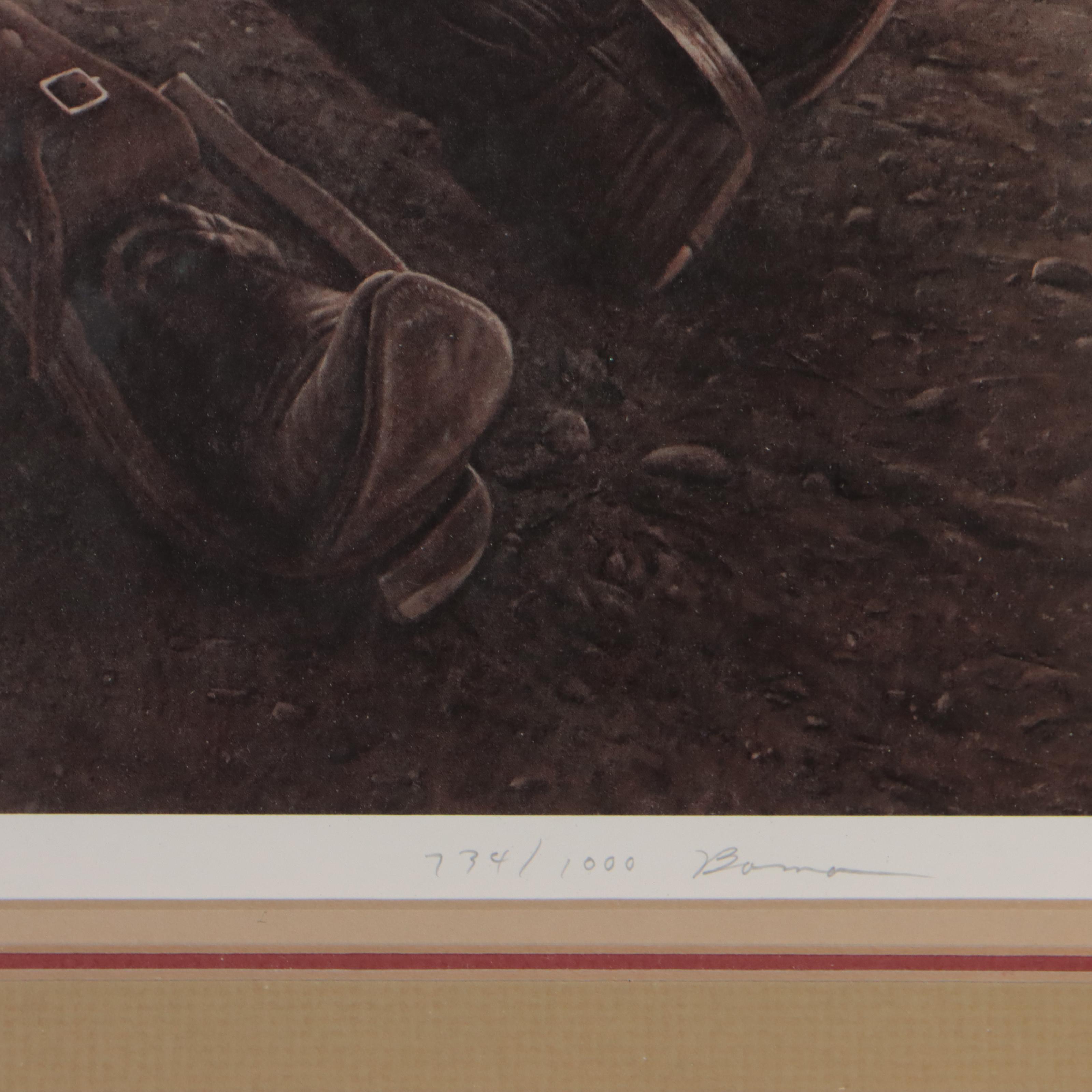 James Bama Offset Lithograph "Cowboy Rodeo Number One" | EBTH