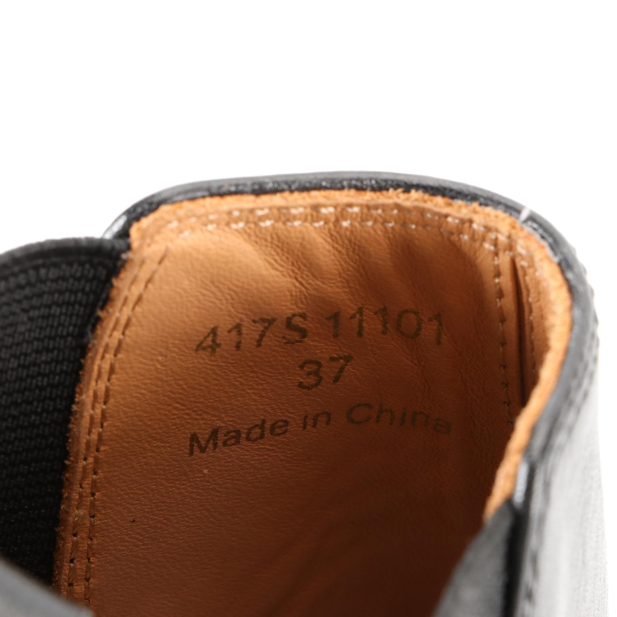 Ajoy Sahu Ankle Boots in Black Leather | EBTH