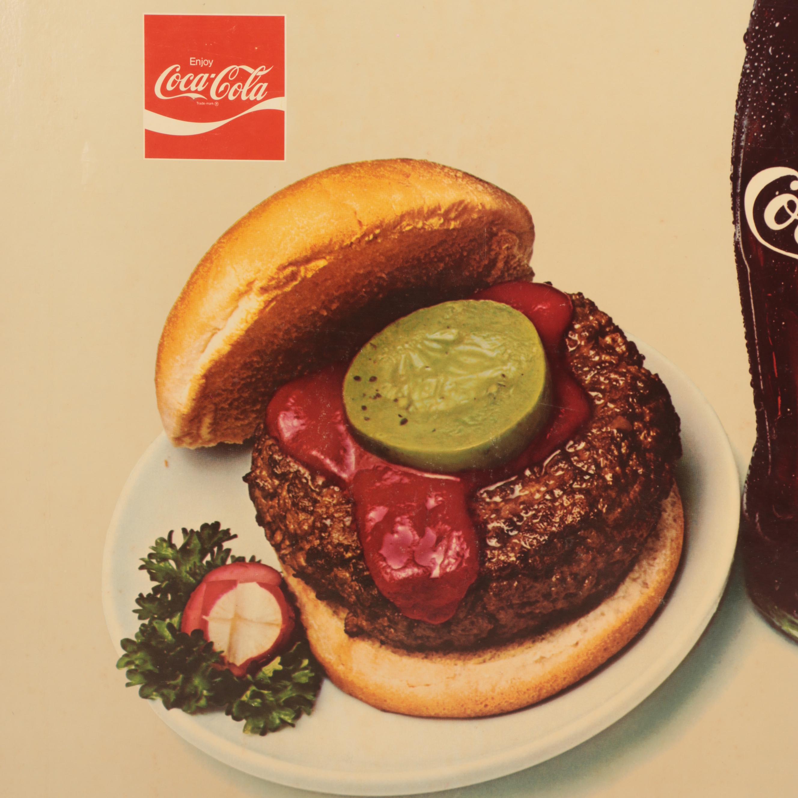 Large-Scale Offset Lithograph Coke Advertising Sign, Late 20th Century ...