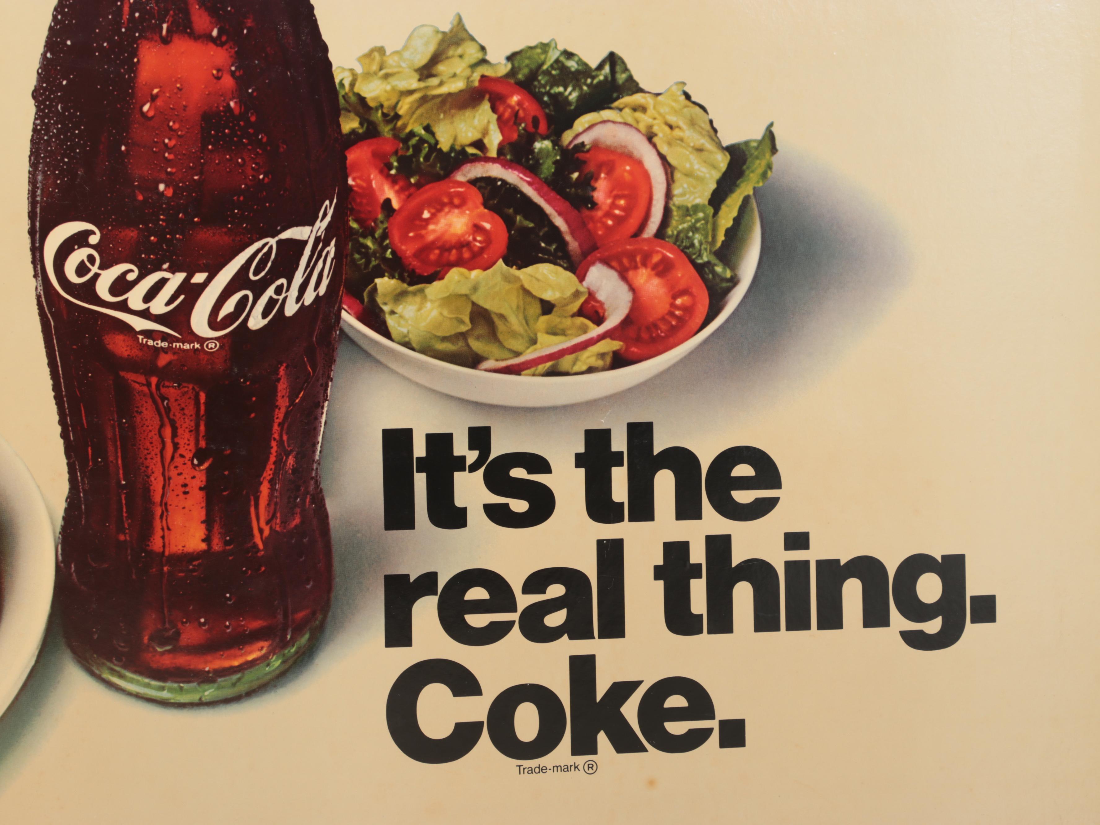 Large-Scale Offset Lithograph Coke Advertising Sign, Late 20th Century ...