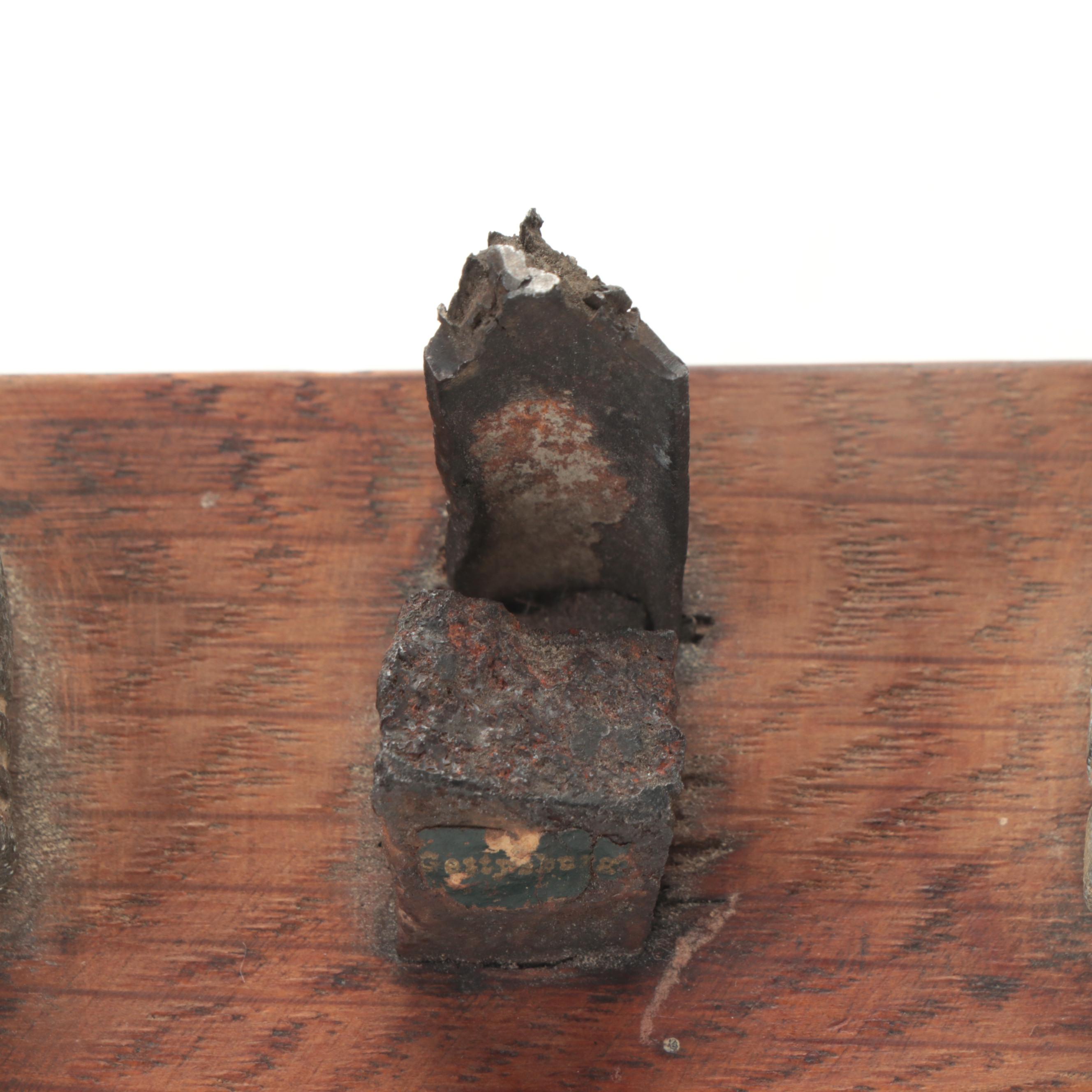 Civil War Era Bullet and Relic Display | EBTH