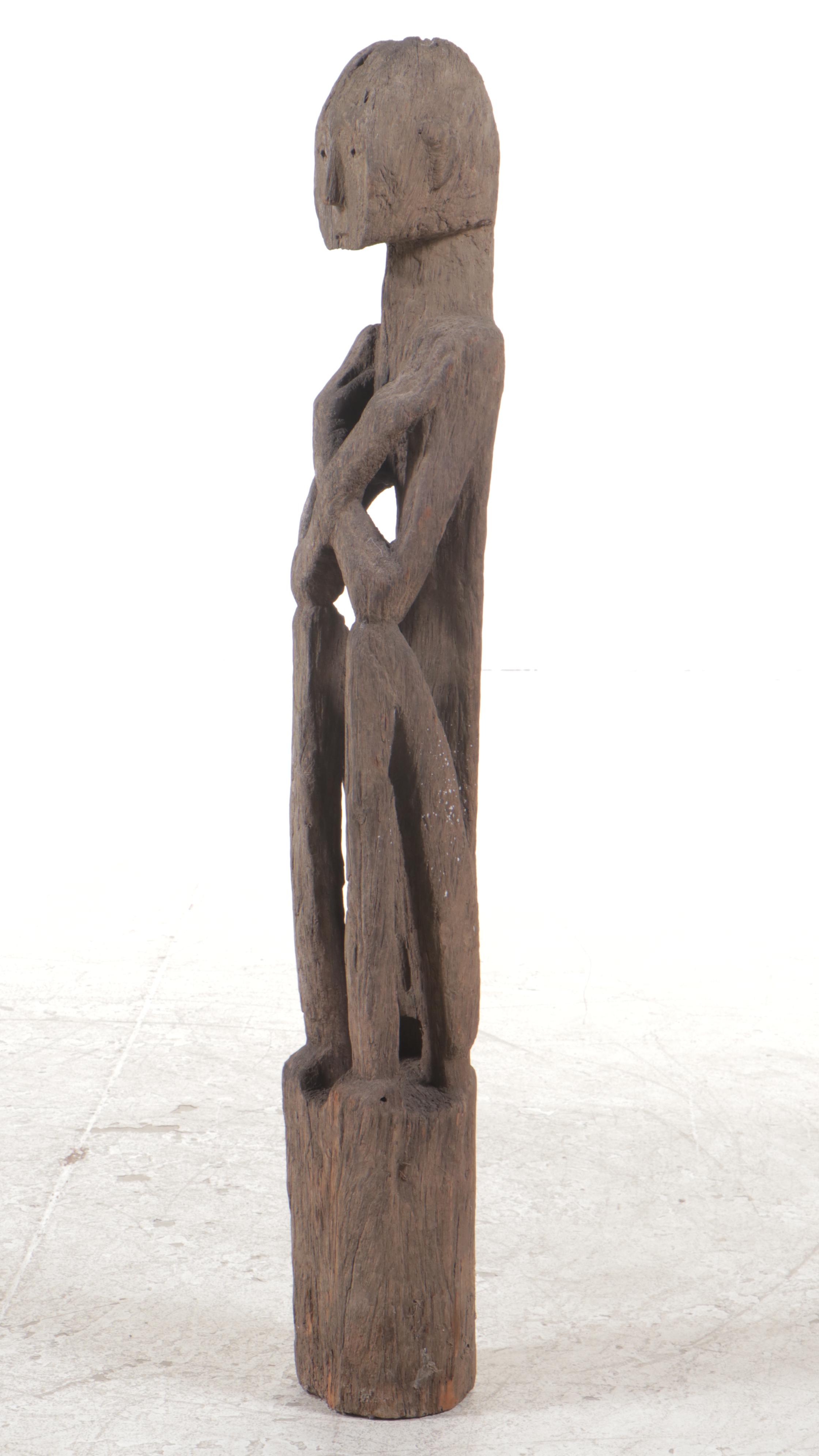 Philippine Bontoc Standing Bulul with Folded Arms, Mid-20th Century | EBTH