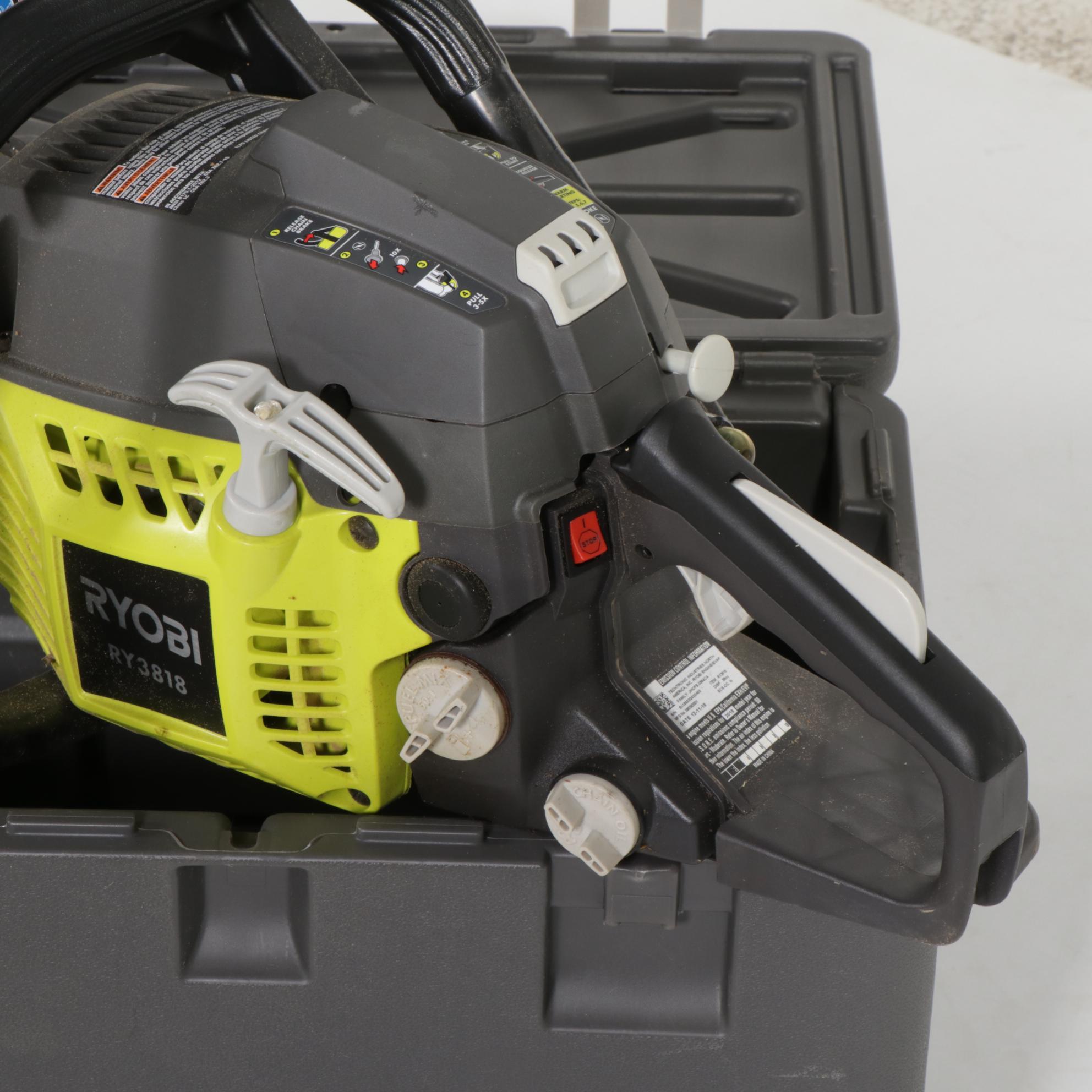 Ryobi 18-Inch Gas Powered Chainsaw, 21st Century | EBTH