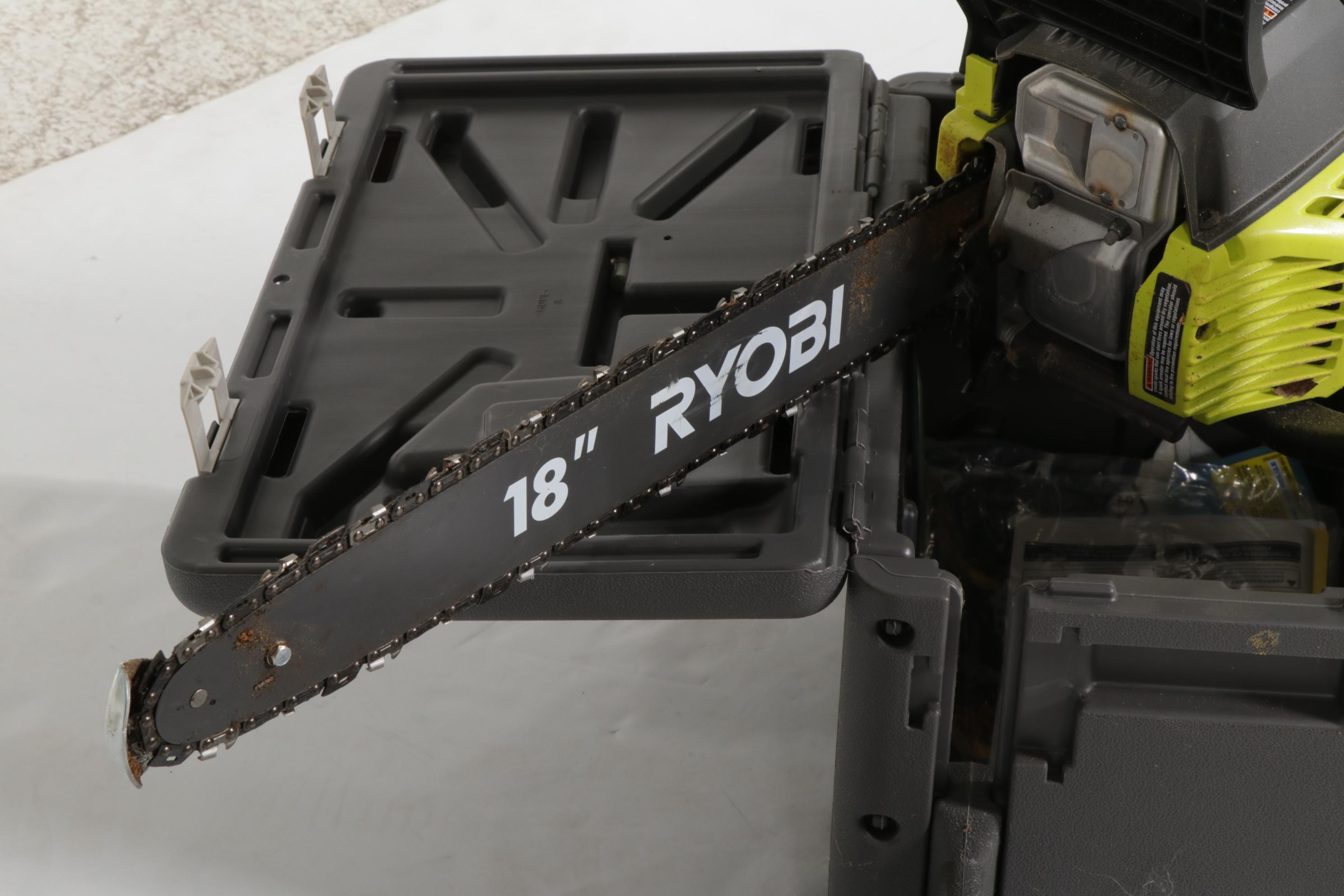 Ryobi 18-Inch Gas Powered Chainsaw, 21st Century | EBTH