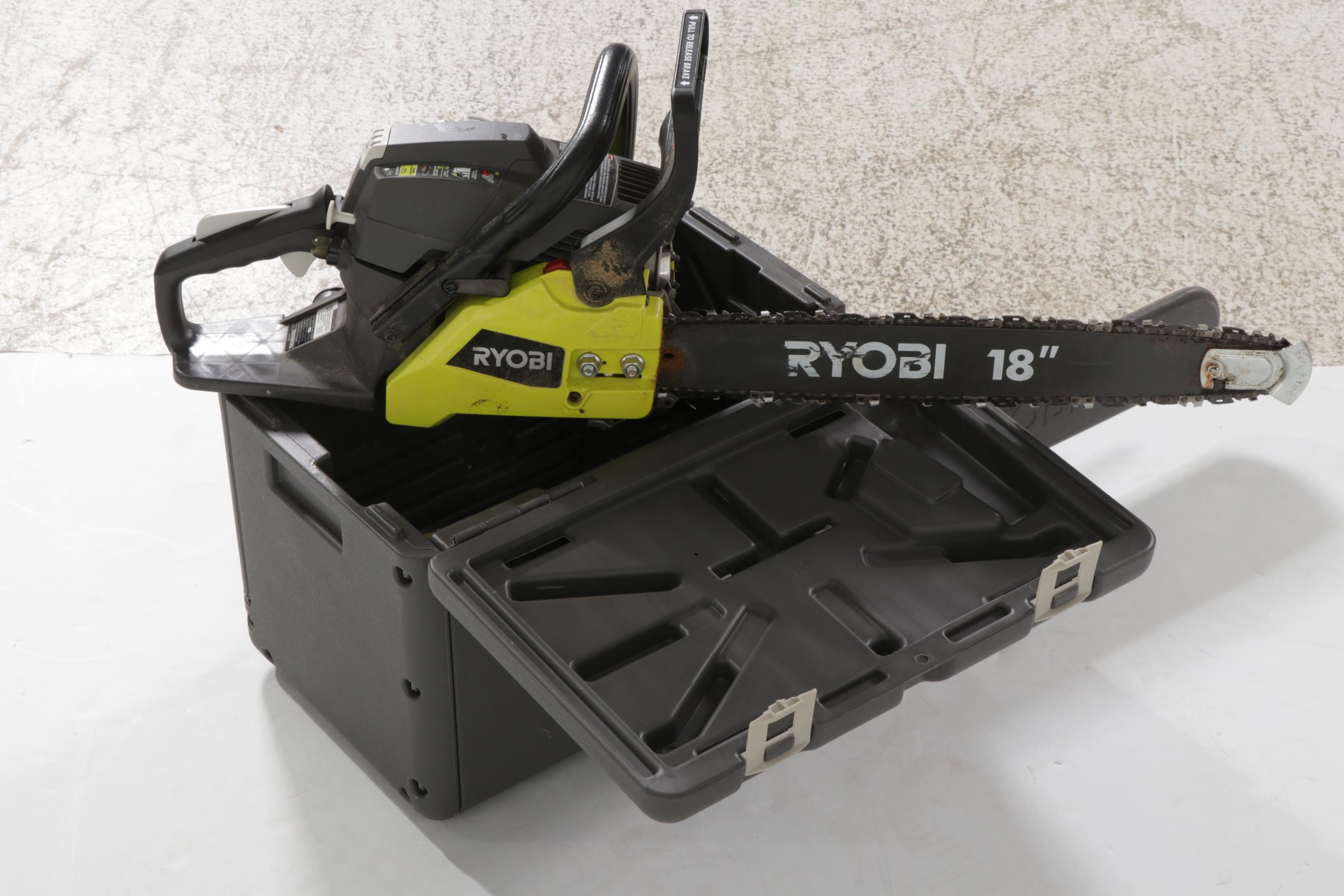 Ryobi 18-Inch Gas Powered Chainsaw, 21st Century | EBTH