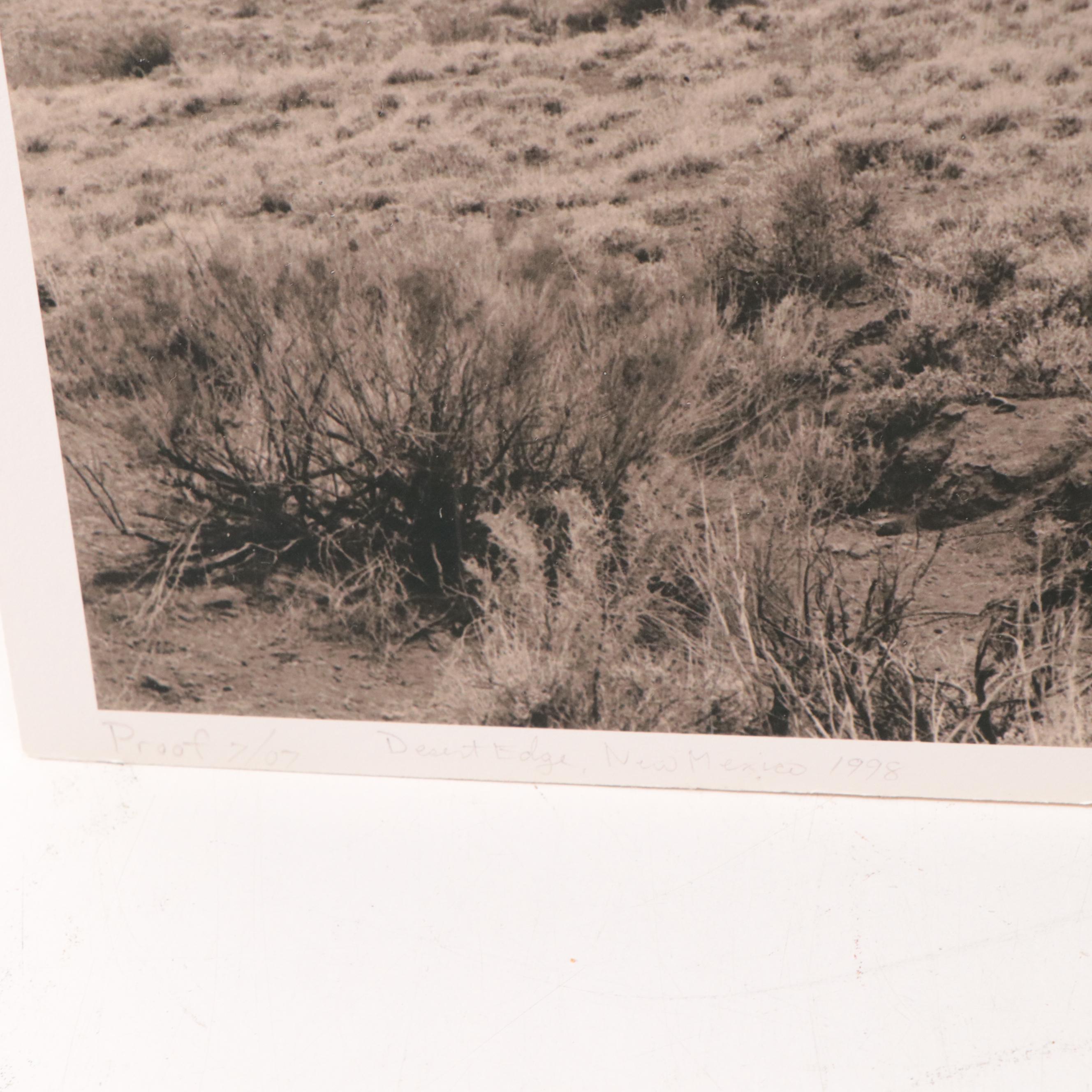 William Clift Landscape Digital Photograph "Desert Edge, New Mexico ...