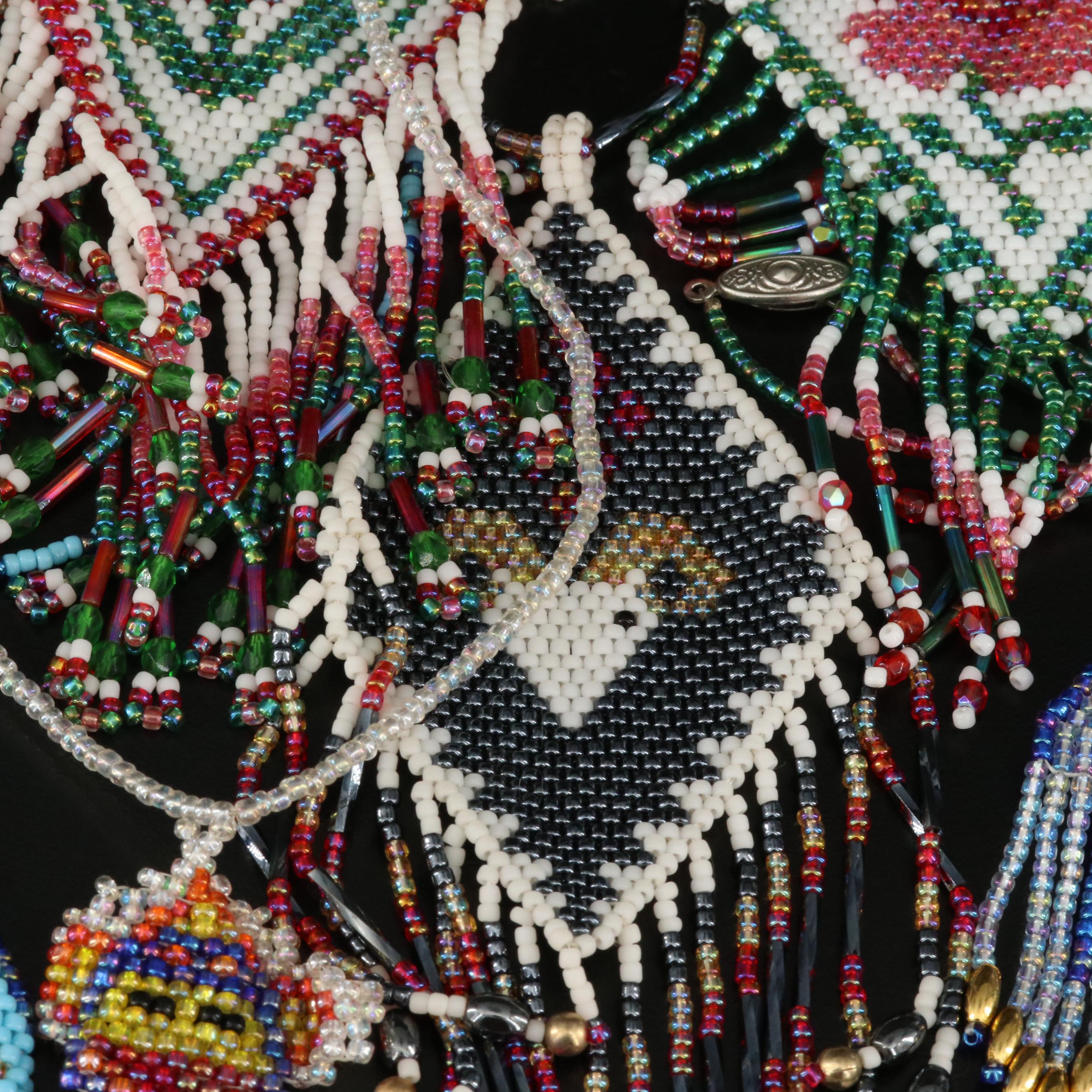 Loom Woven Seed Bead Necklaces | EBTH