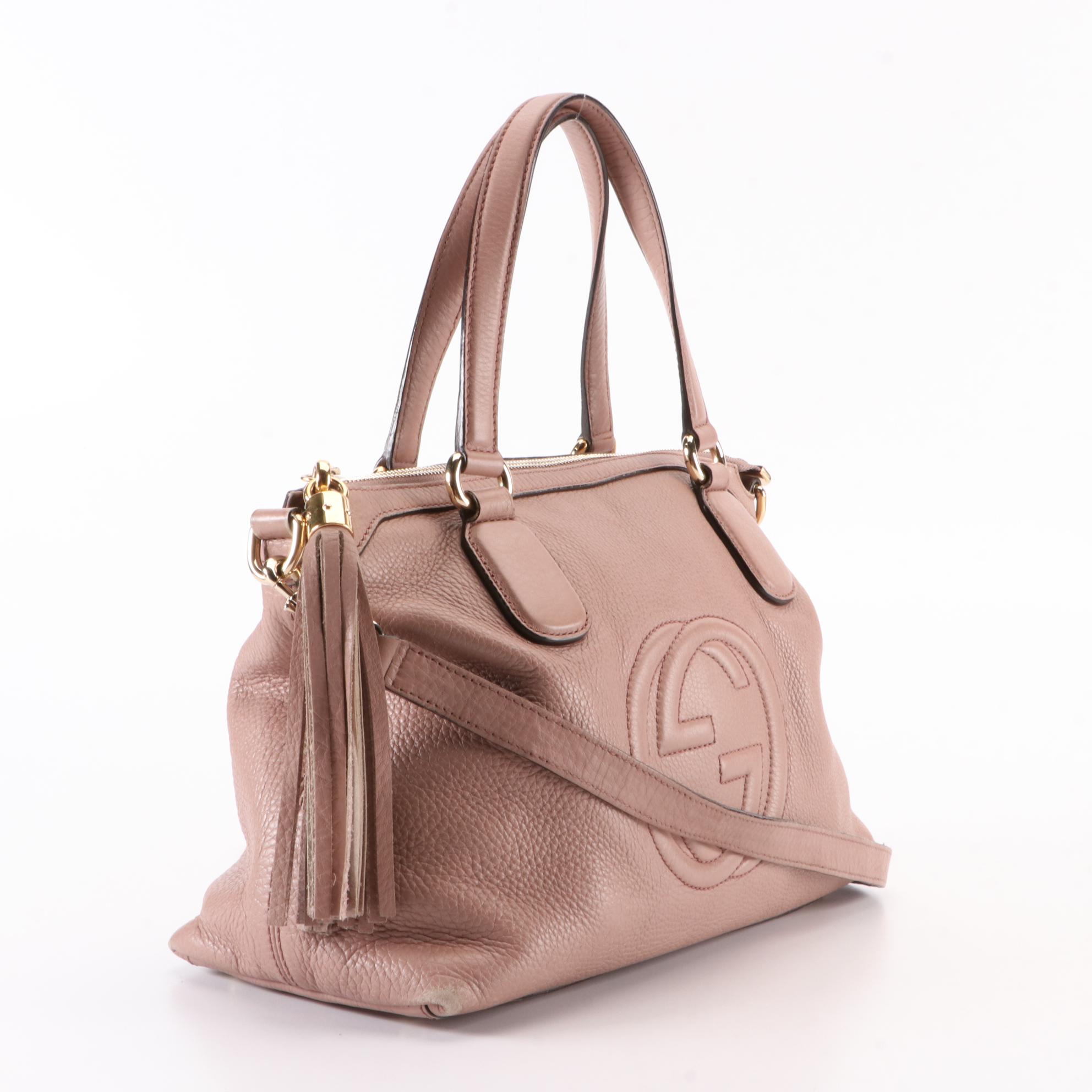 Gucci Japan Exclusive Soho Two-Way Bag in Pebbled Leather | EBTH