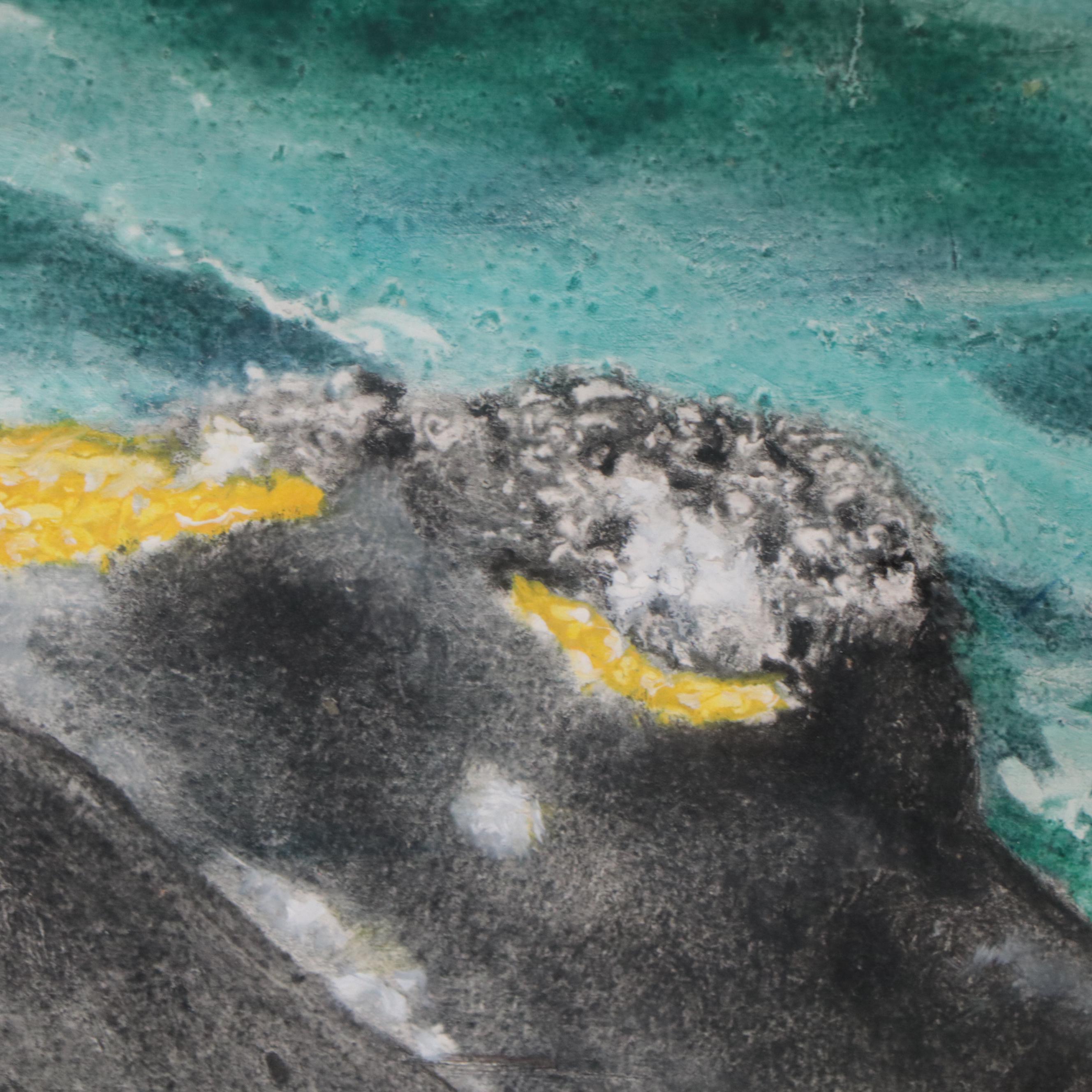 Tom Lohre Oil Painting "Right Whale #1303/Buoy 6727," 2019 | EBTH