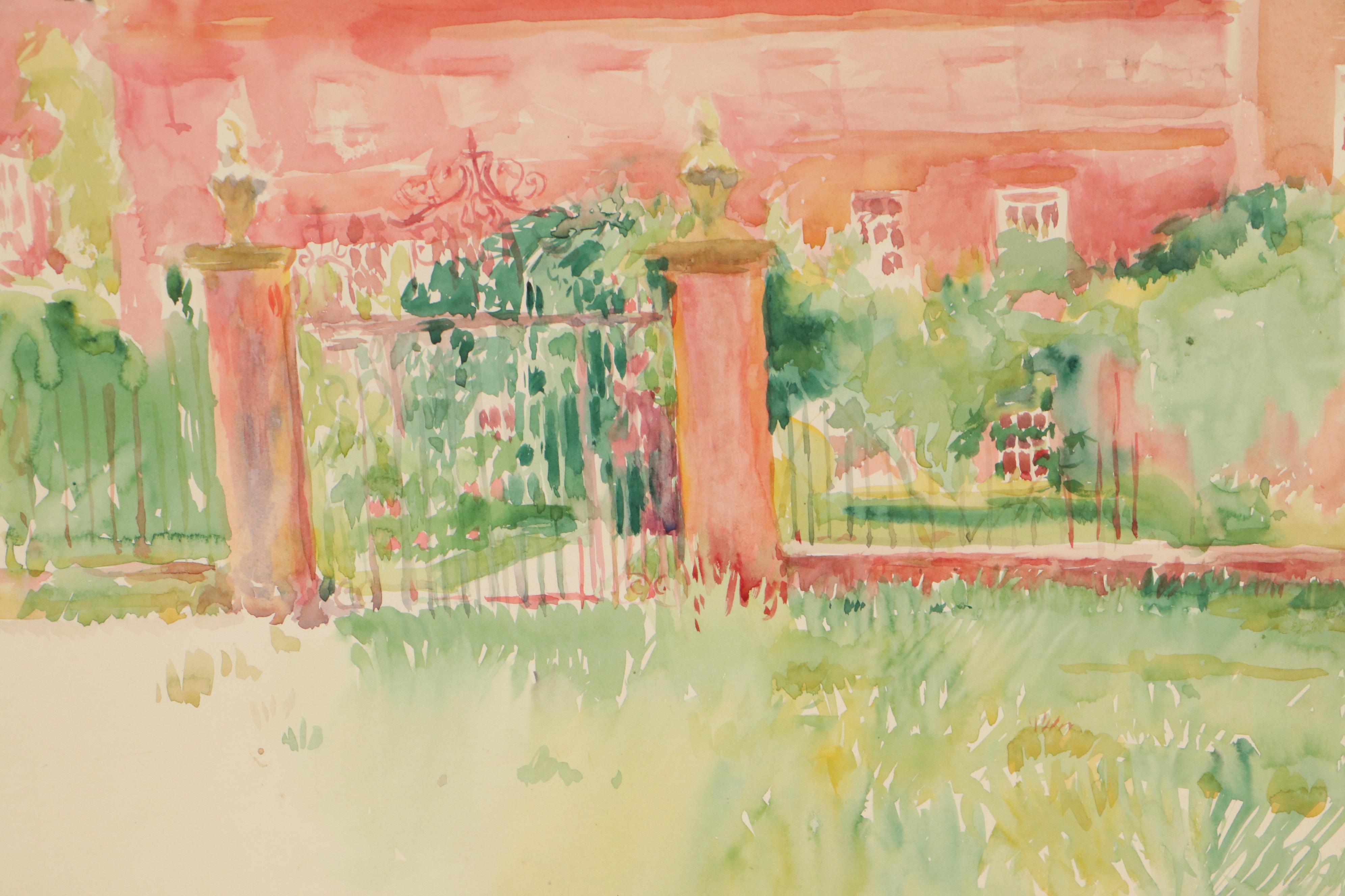 Corinne Margaret Cunningham Watercolor Paintings of Urban Landscapes ...