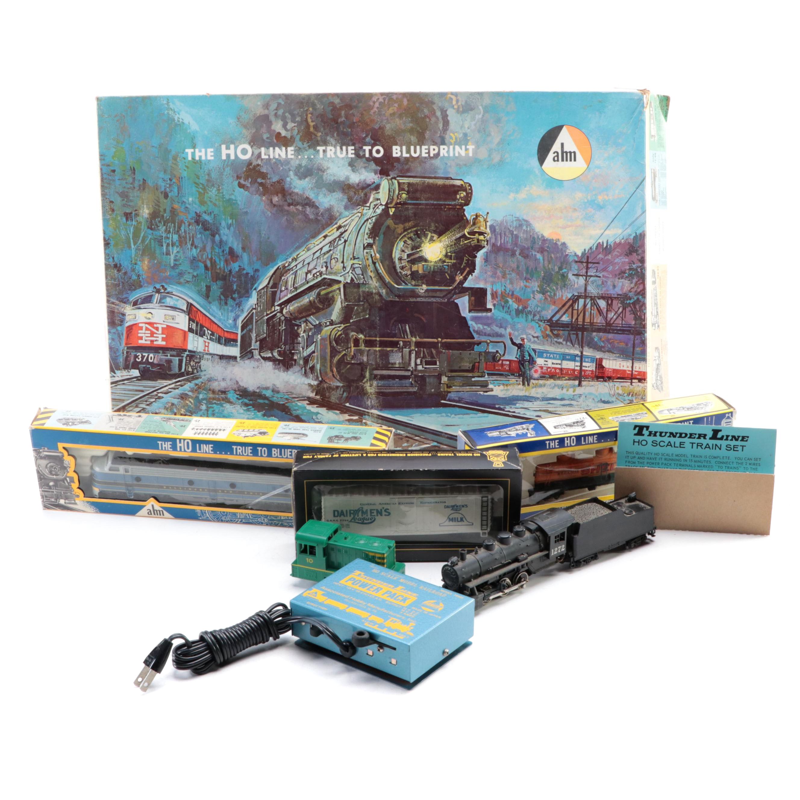 AHM Baltimore & Ohio and Other HO Model Electric Train Cars with ...