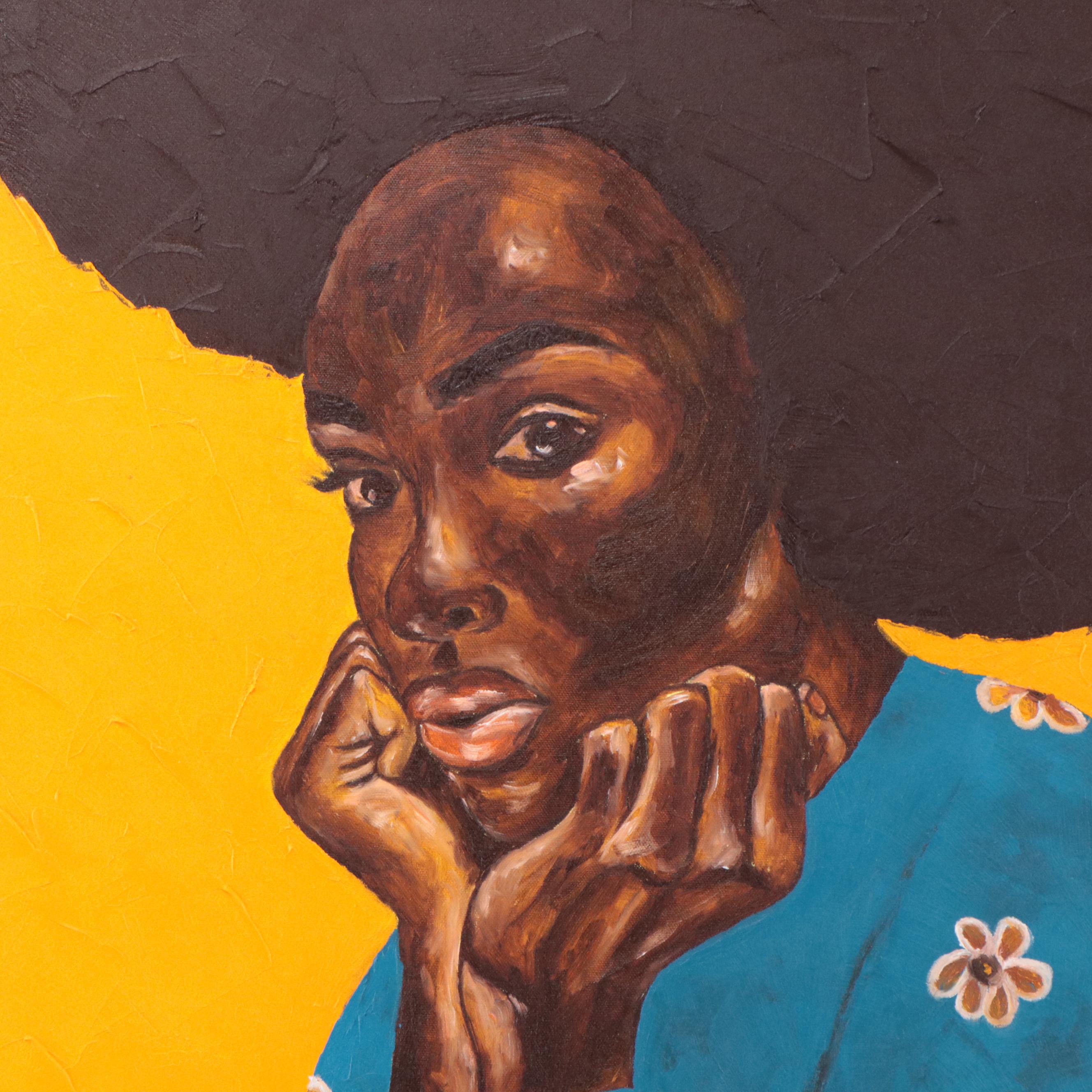 Oluwakemi Omowaire Oil Painting "Courage To Live," 21st Century | EBTH