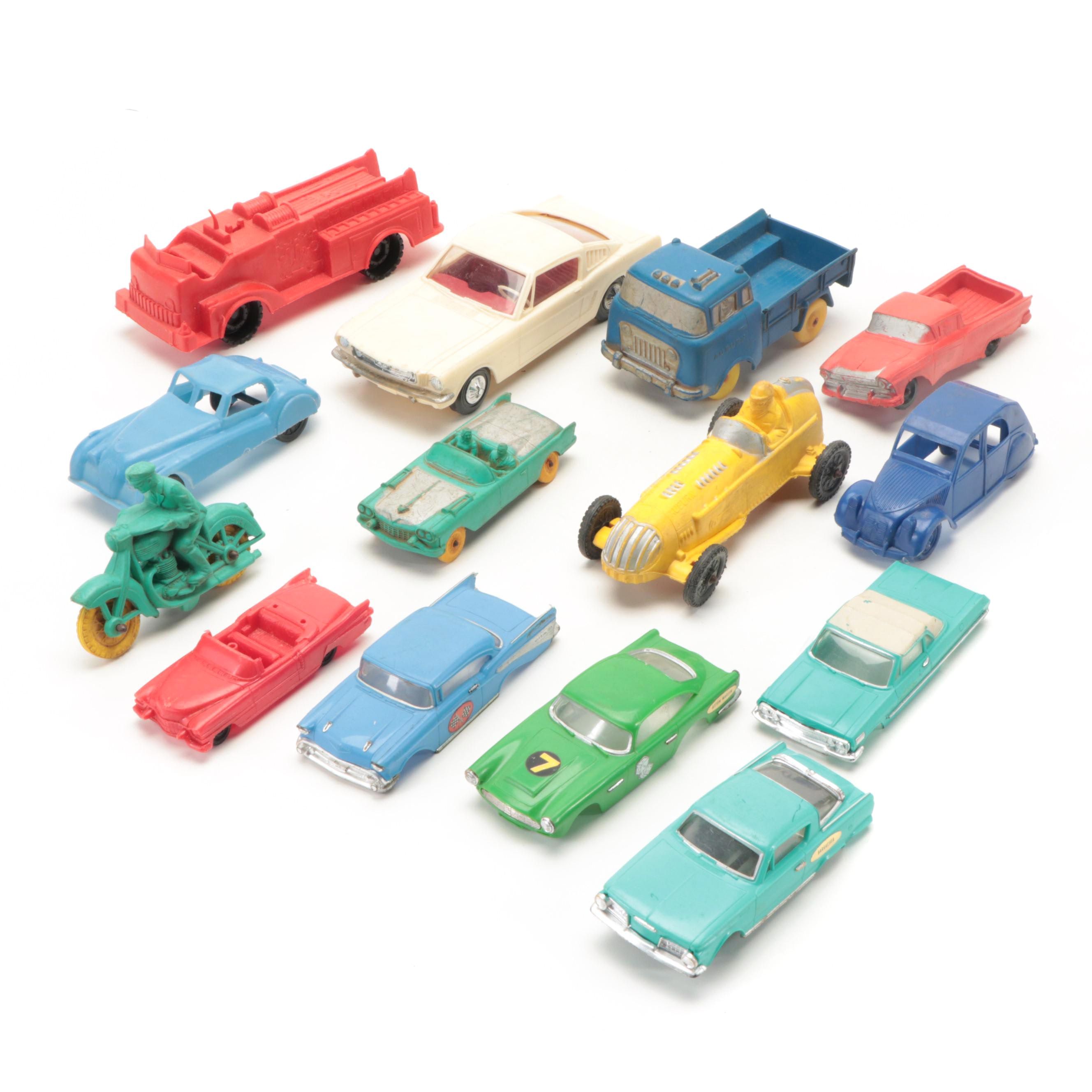 Auburn Cars with Ideal Toys Motorific Car and Chassis and Other Plastic ...