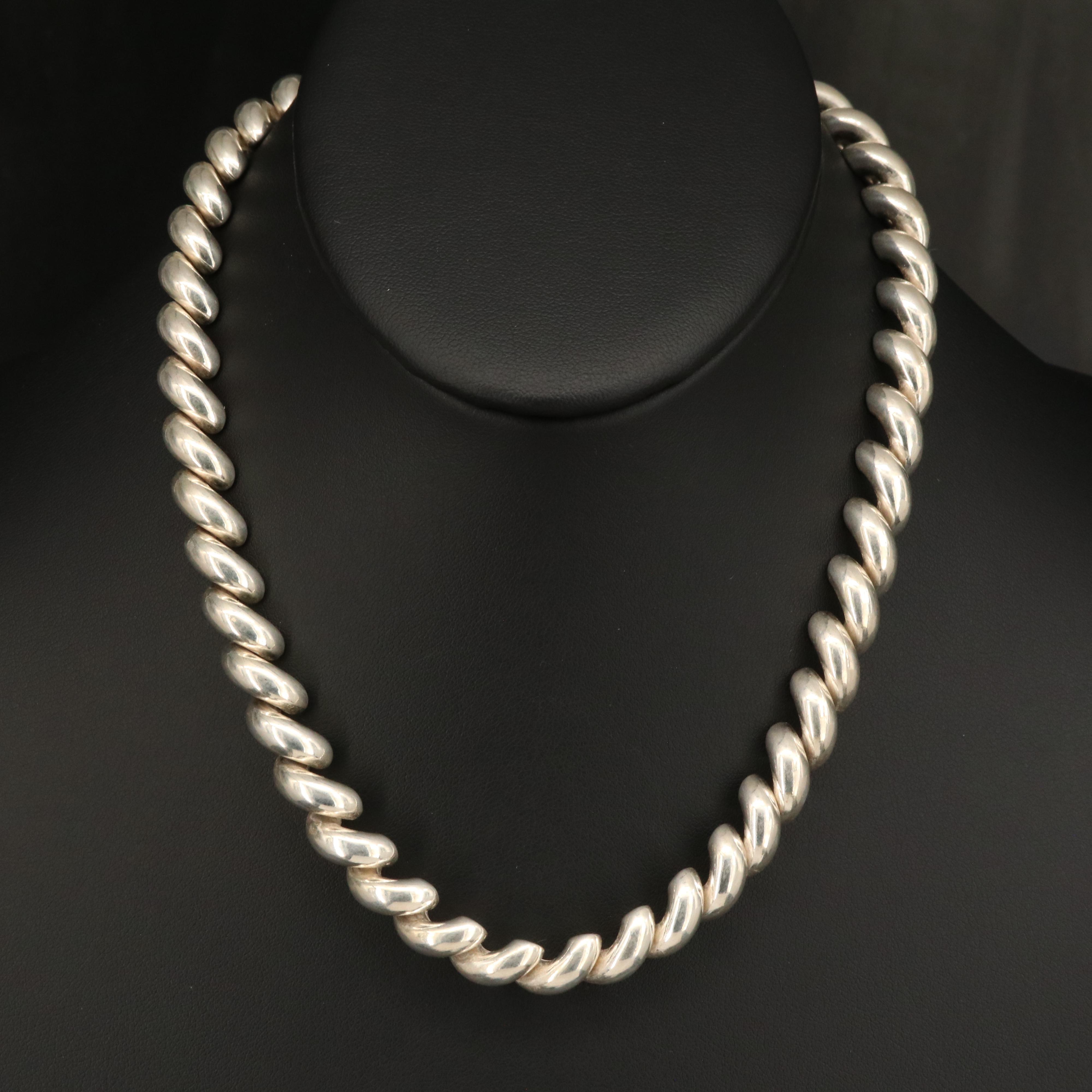 Sterling San Marco Chain Necklace | EBTH