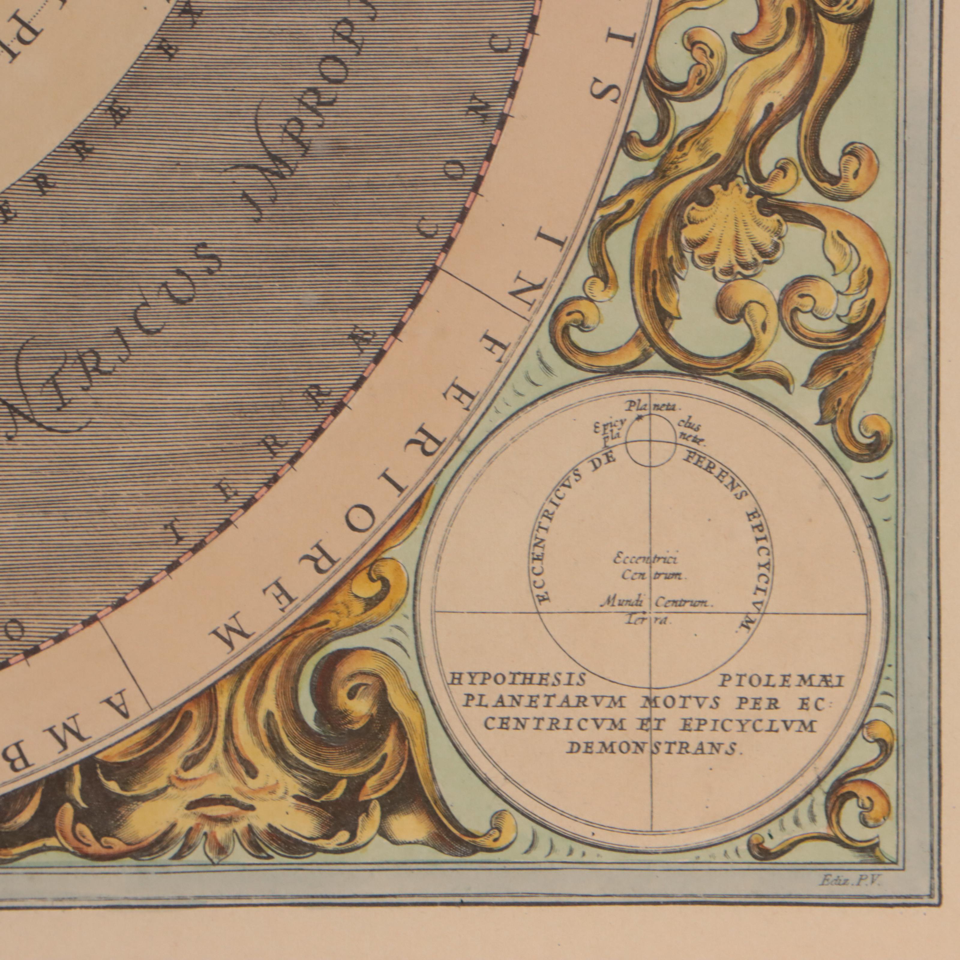After Andreas Cellarius Hand-Colored Lithographs of Celestial Charts | EBTH