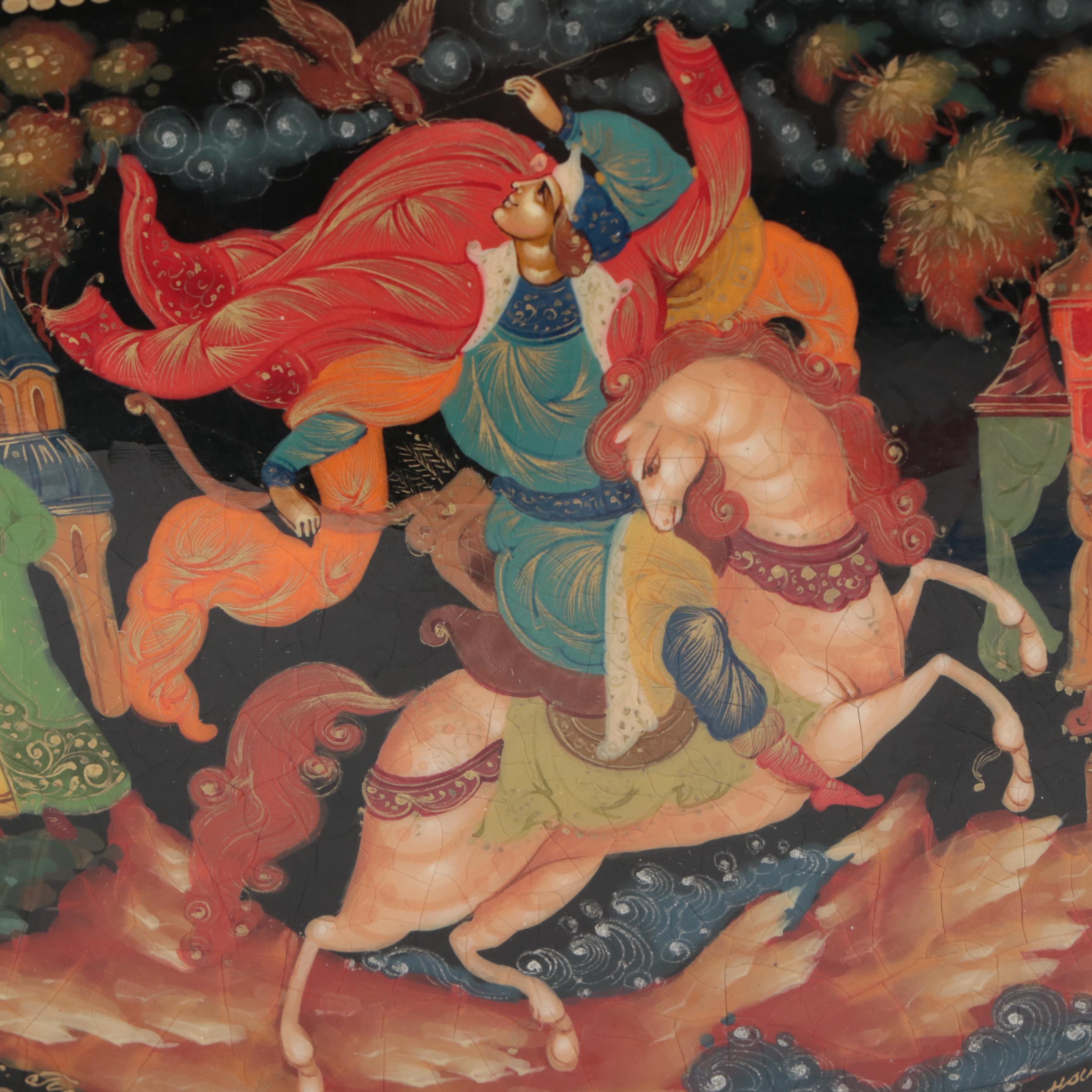 Russian "Ivan and the Firebird" and Other Hand-Painted Lacquer ...