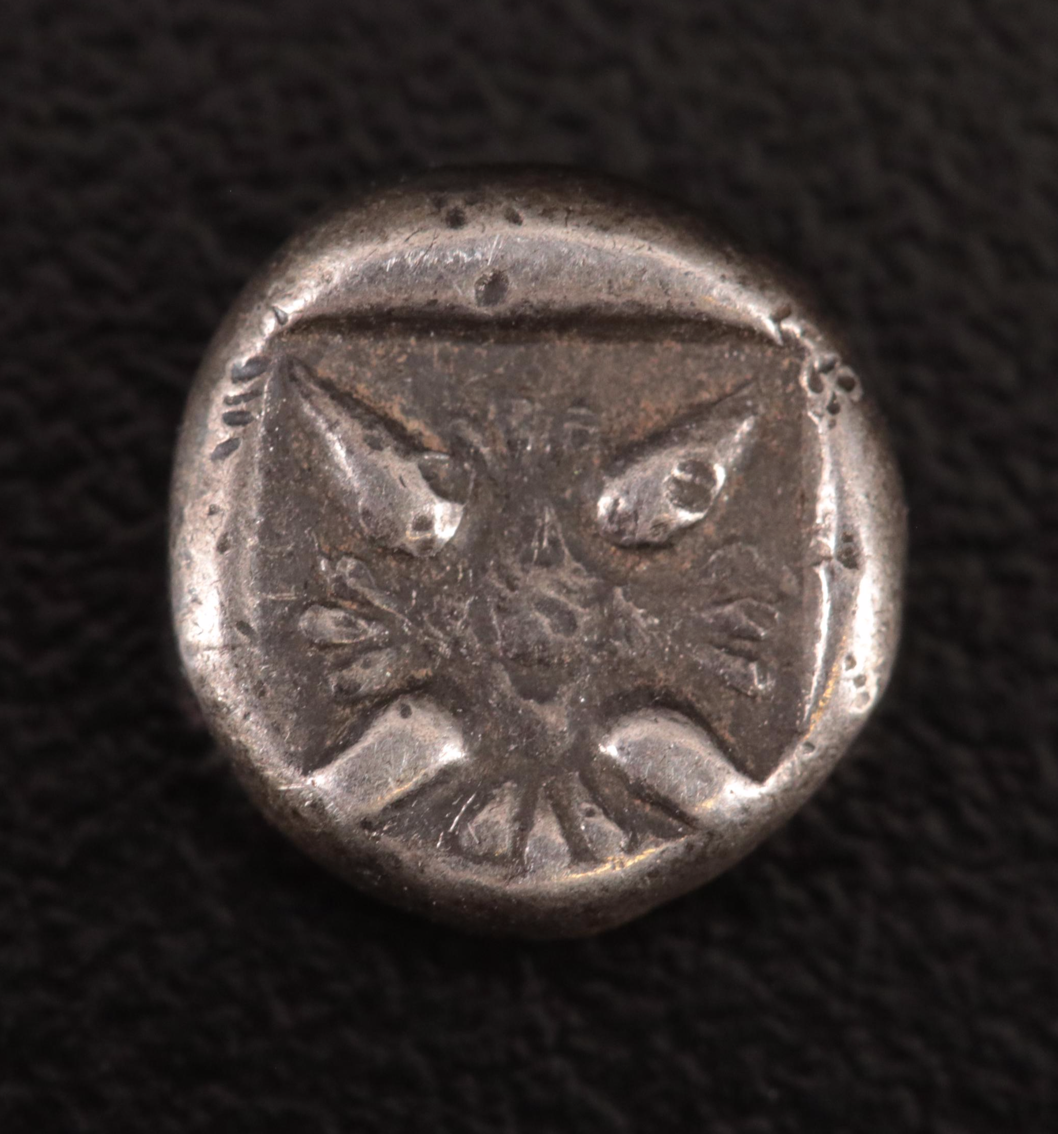 Ancient Greek Ionia, Miletos AR 1/12th Stater Coin, Late 6th Century BC ...