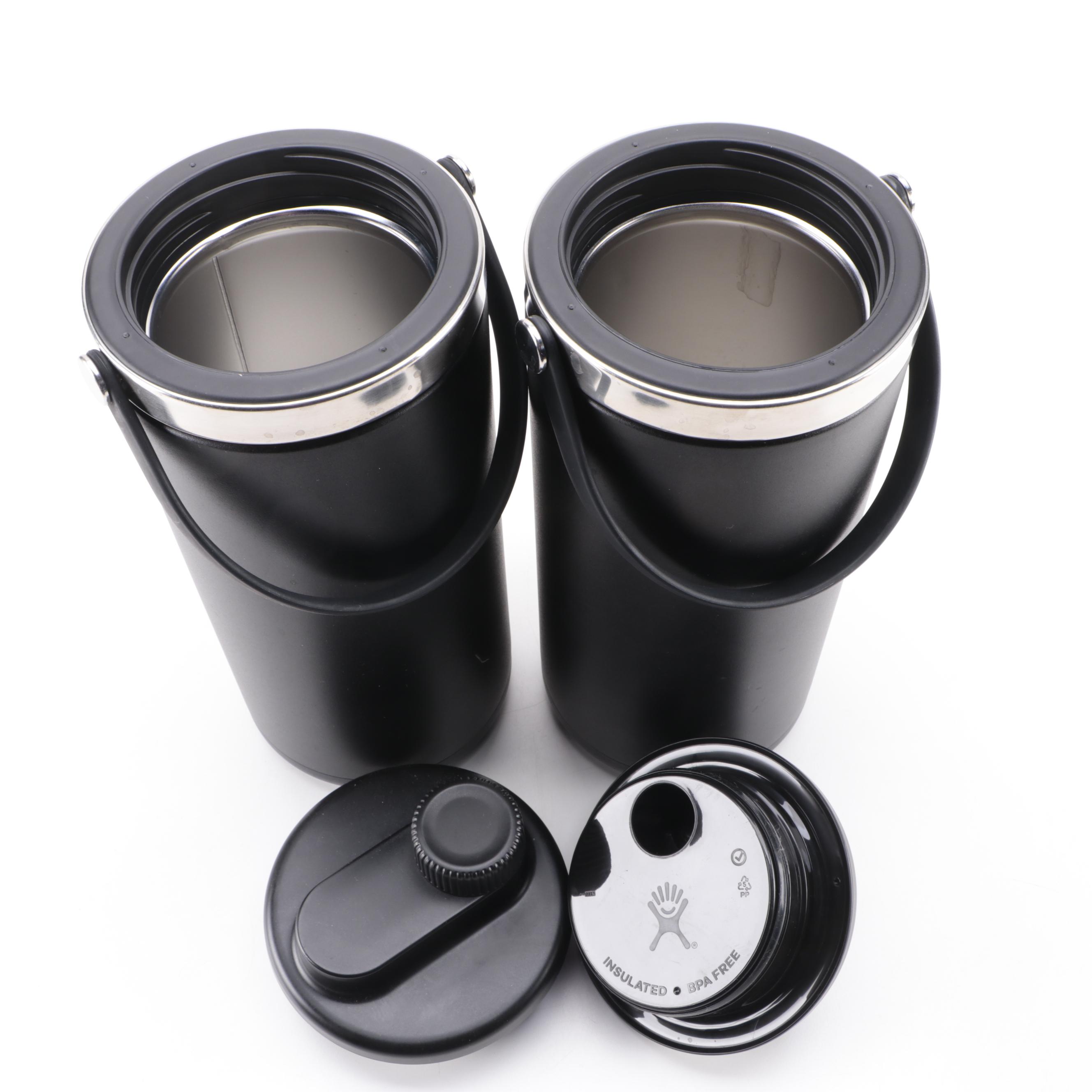Hydro Flask 128 oz. Oasis Water Bottles in Black | EBTH