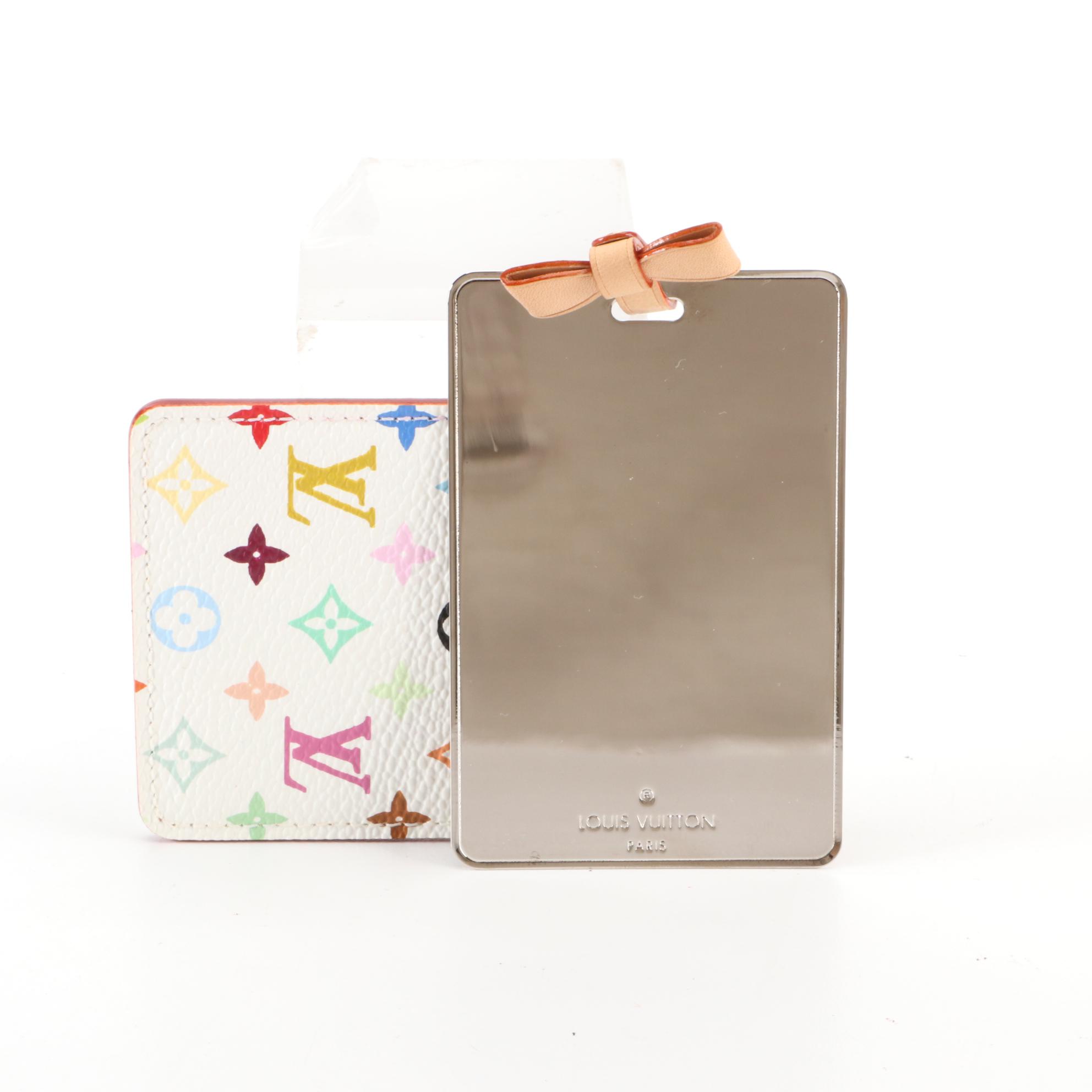 Louis Vuitton Compact Mirror and Case in White Multicolore Monogram | EBTH