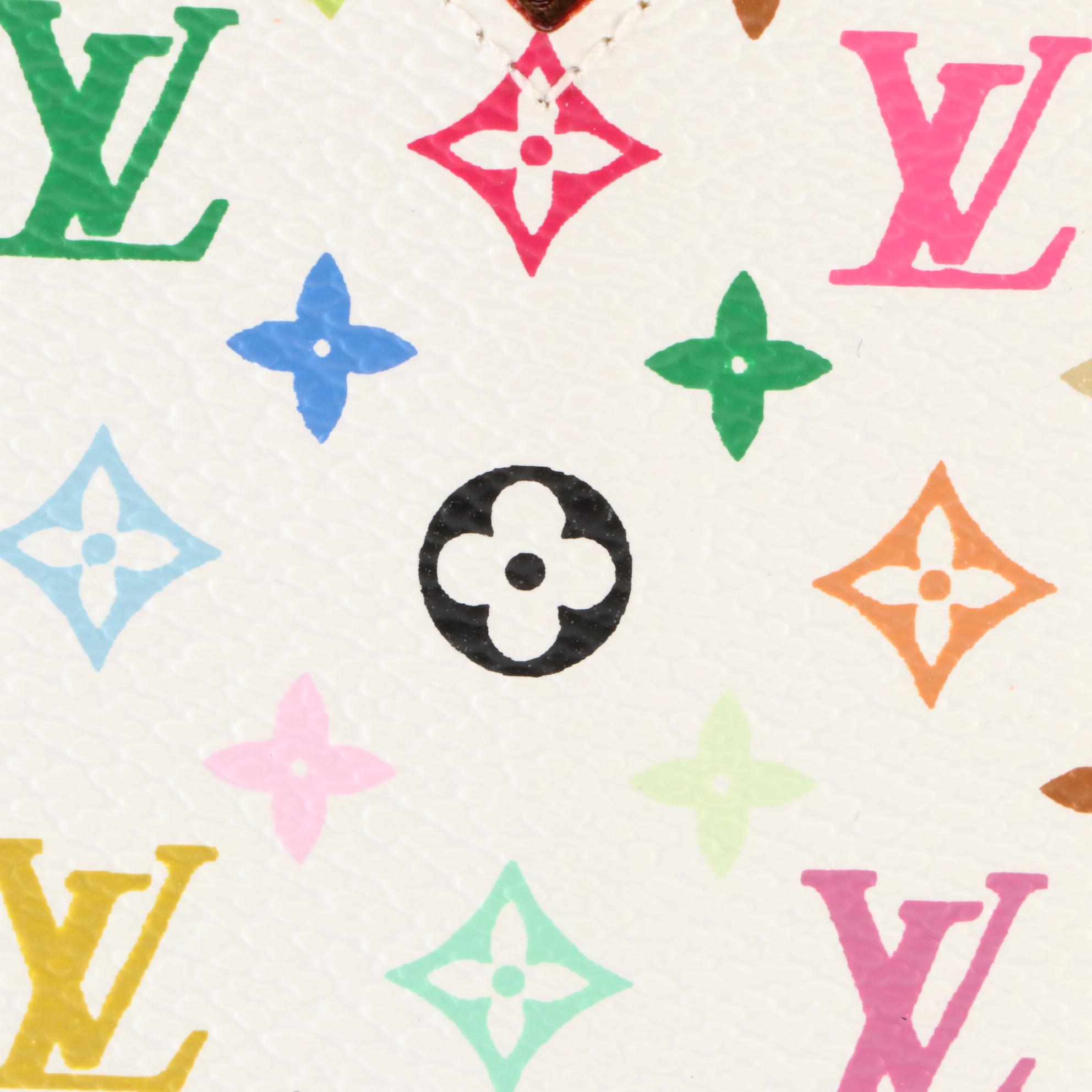 Louis Vuitton Compact Mirror and Case in White Multicolore Monogram | EBTH