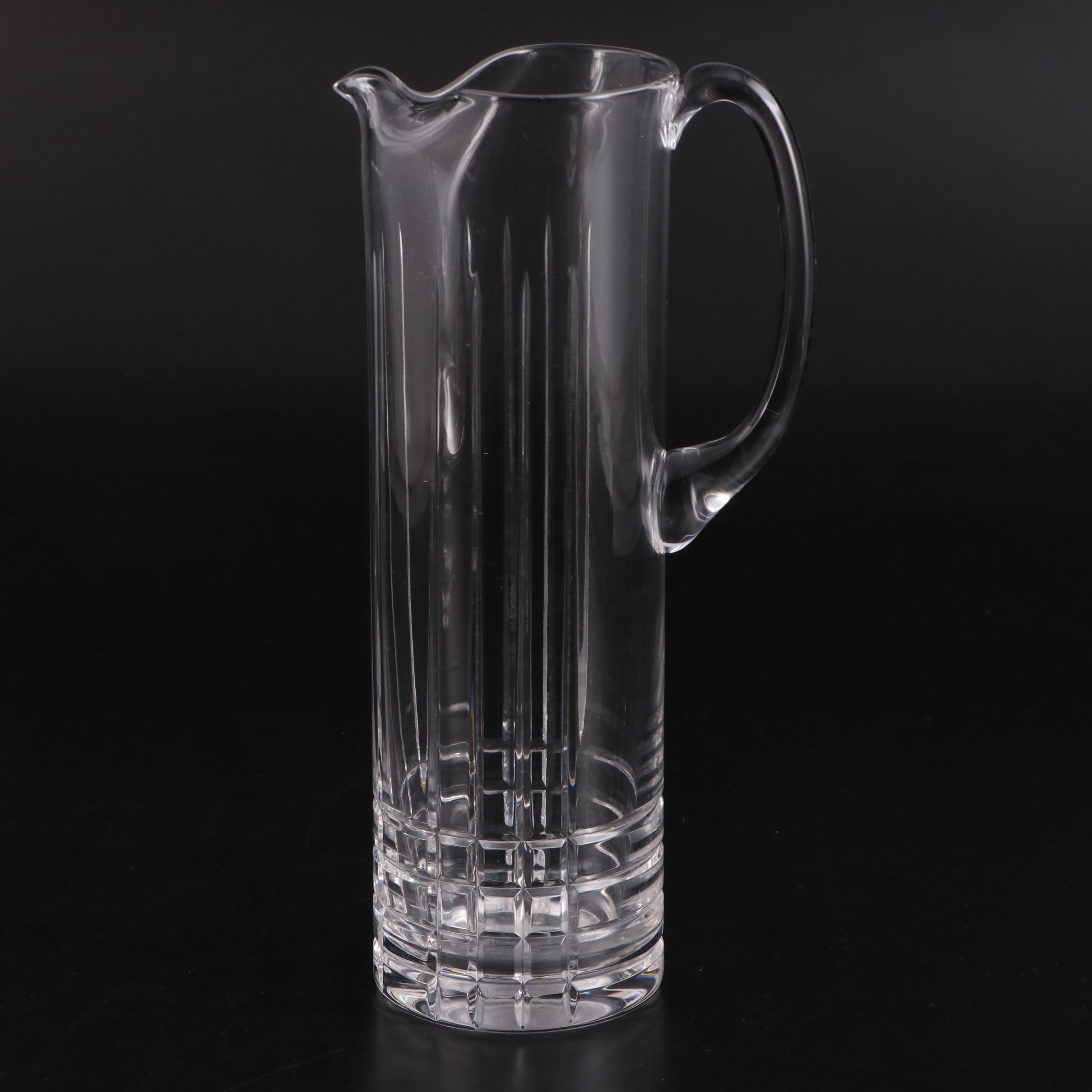 Tiffany & Co. "Plaid" Crystal Cocktail Pitchers | EBTH