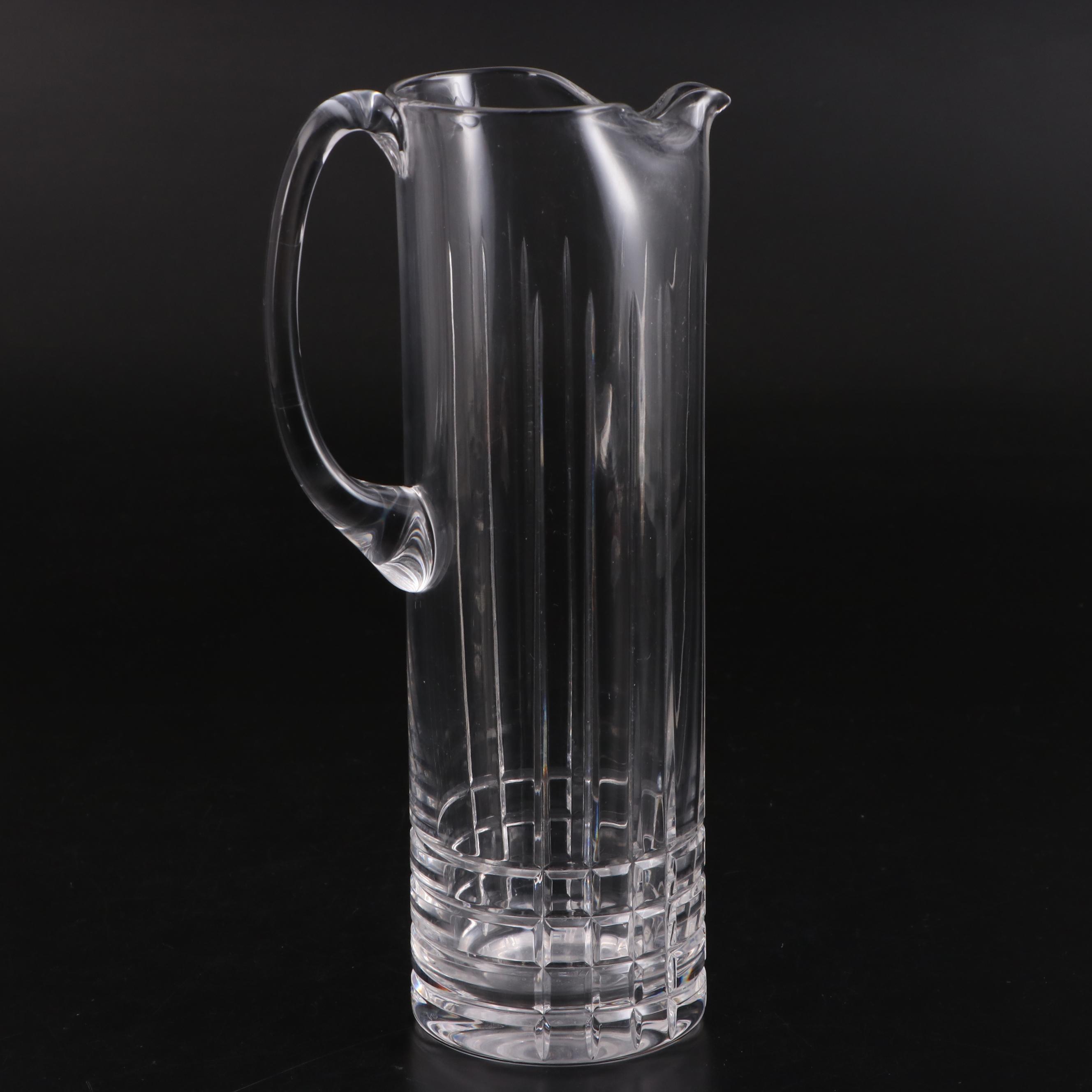 Tiffany & Co. "Plaid" Crystal Cocktail Pitchers | EBTH