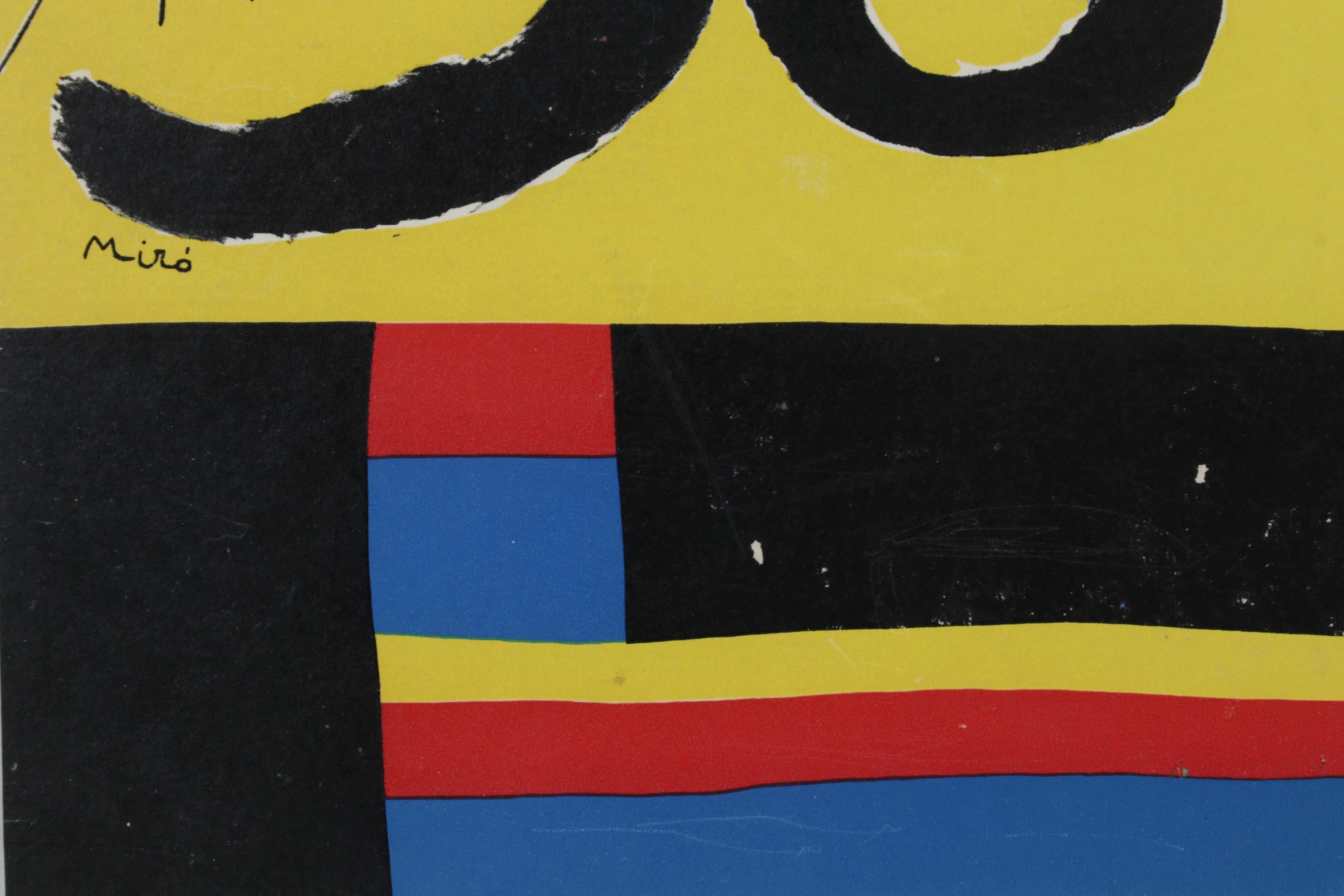 Joan Miró Color Lithograph for Henri Cartier-Bresson's "The Europeans ...