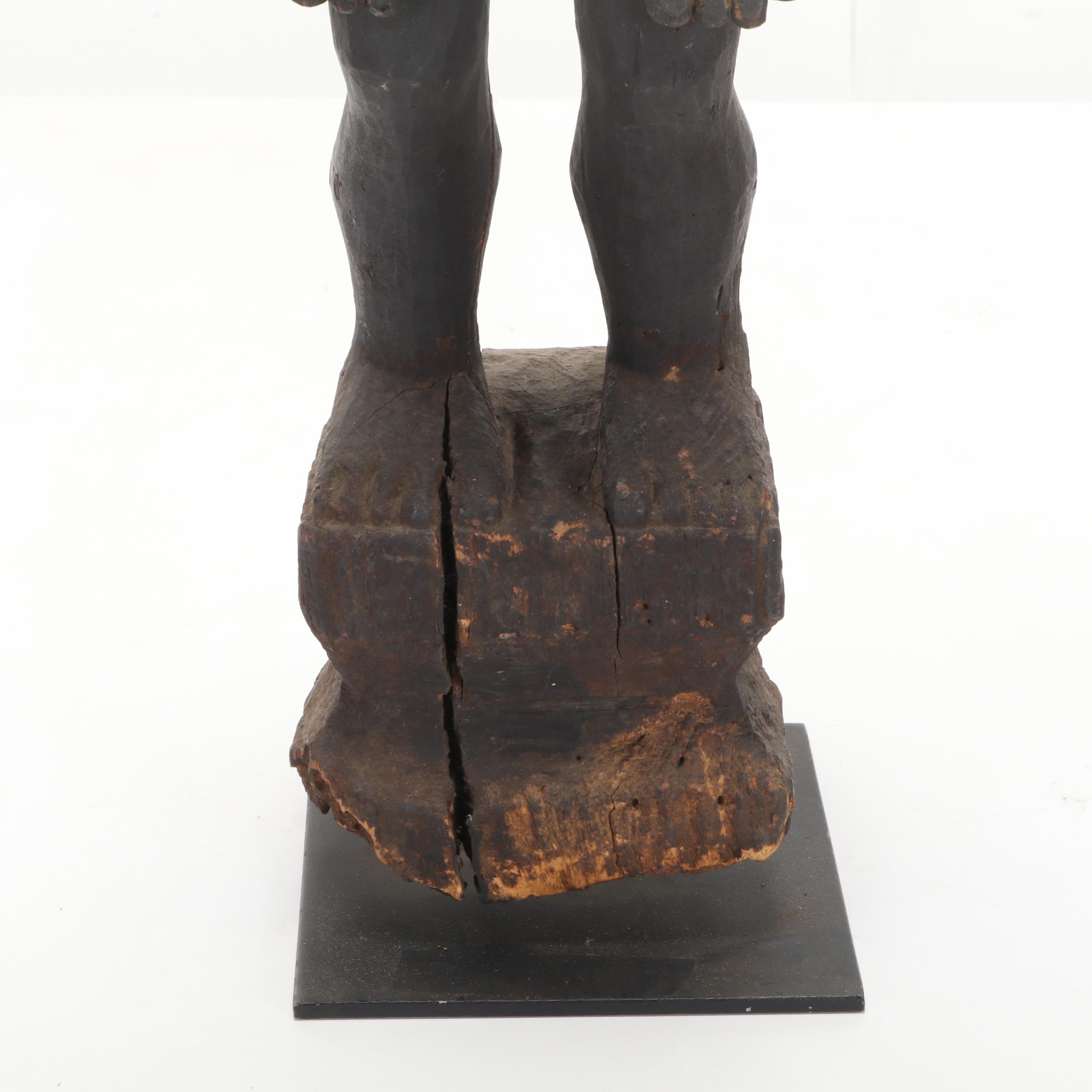 Ifugao "Bulul" Hand-Carved Wooden Figural Sculptures, Early 20th ...