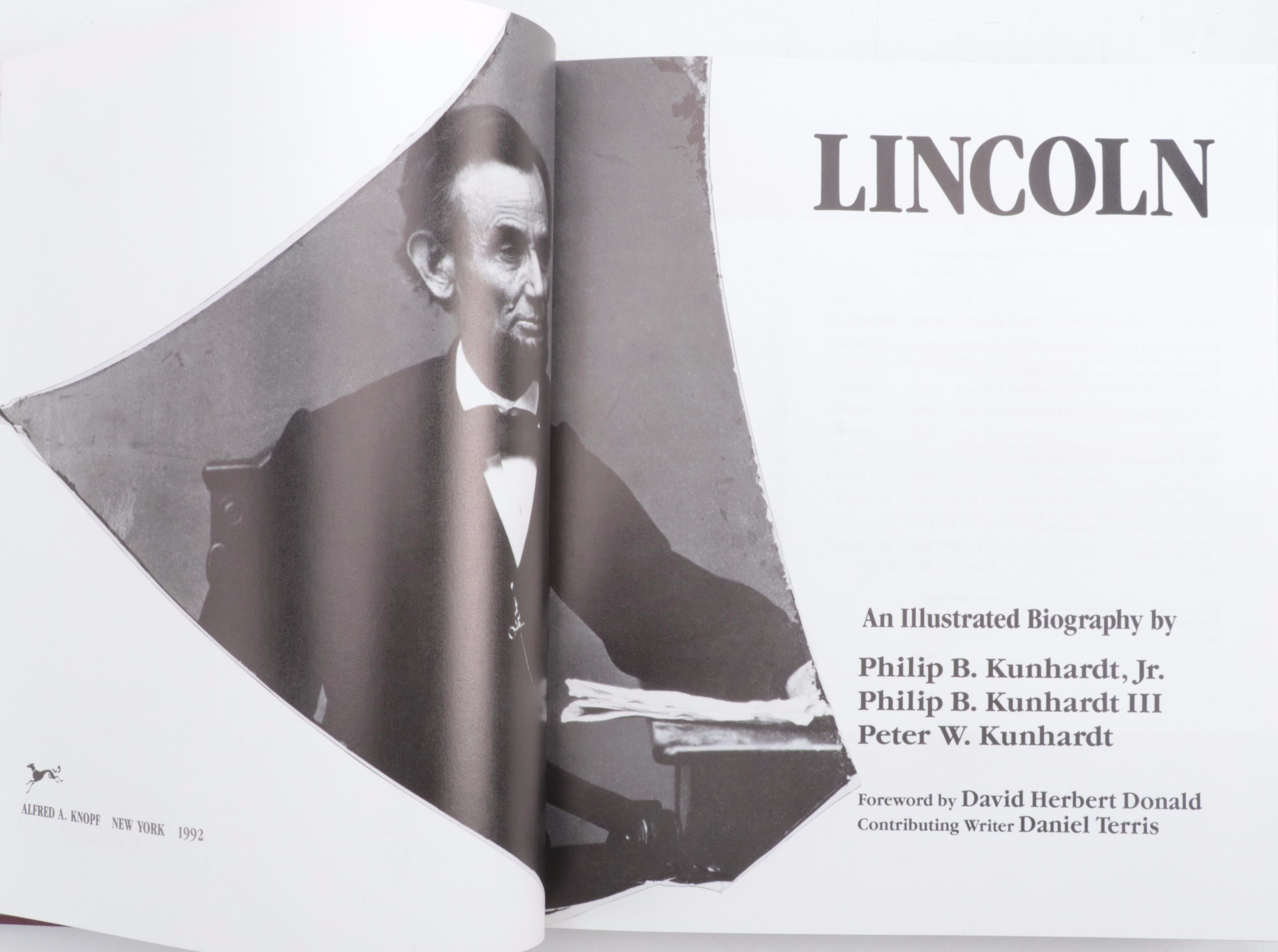 First Edition "Lincoln: An Illustrated Biography" and More Nonfiction ...