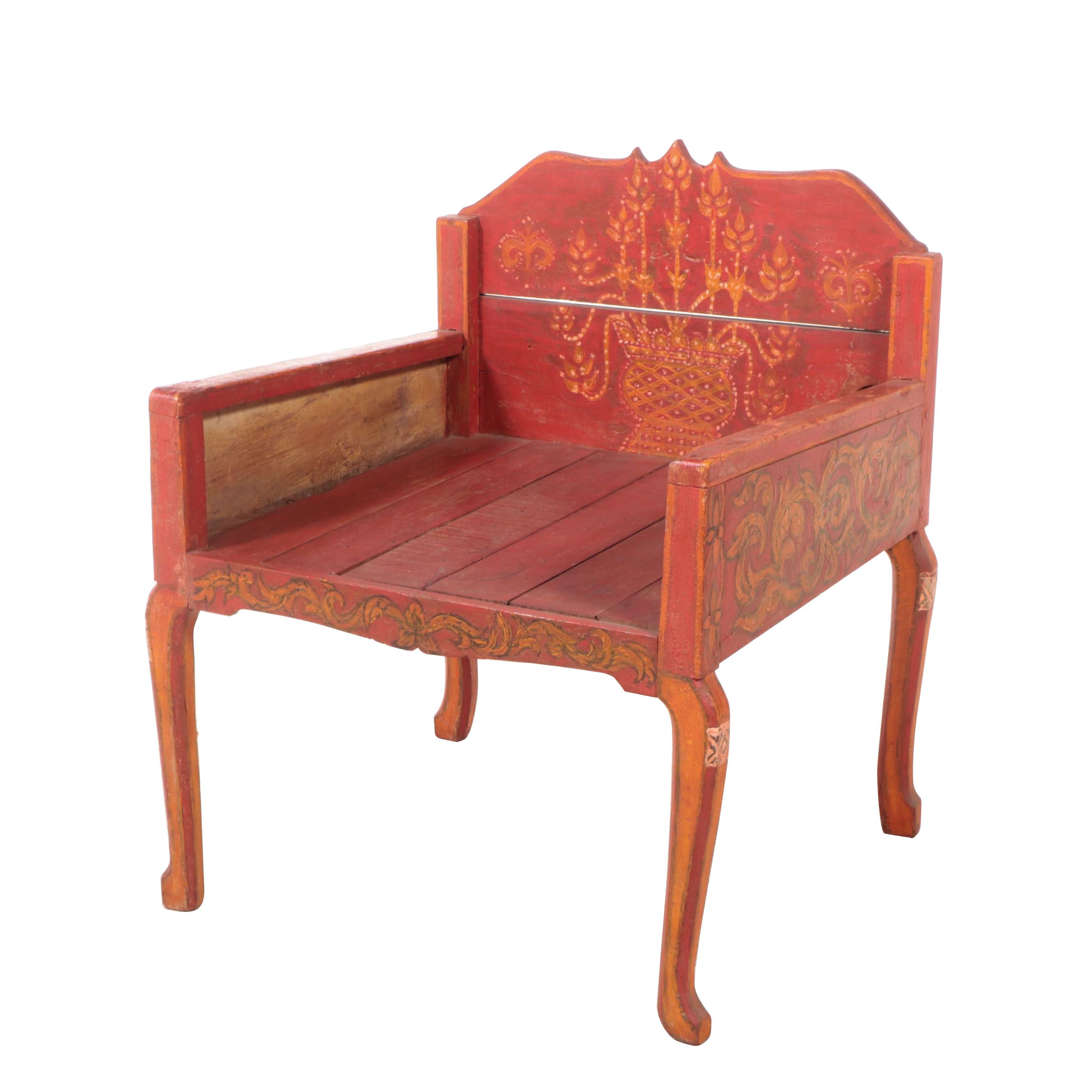 Laotian Buddhist Throne Chair, Mid-20th Century | EBTH