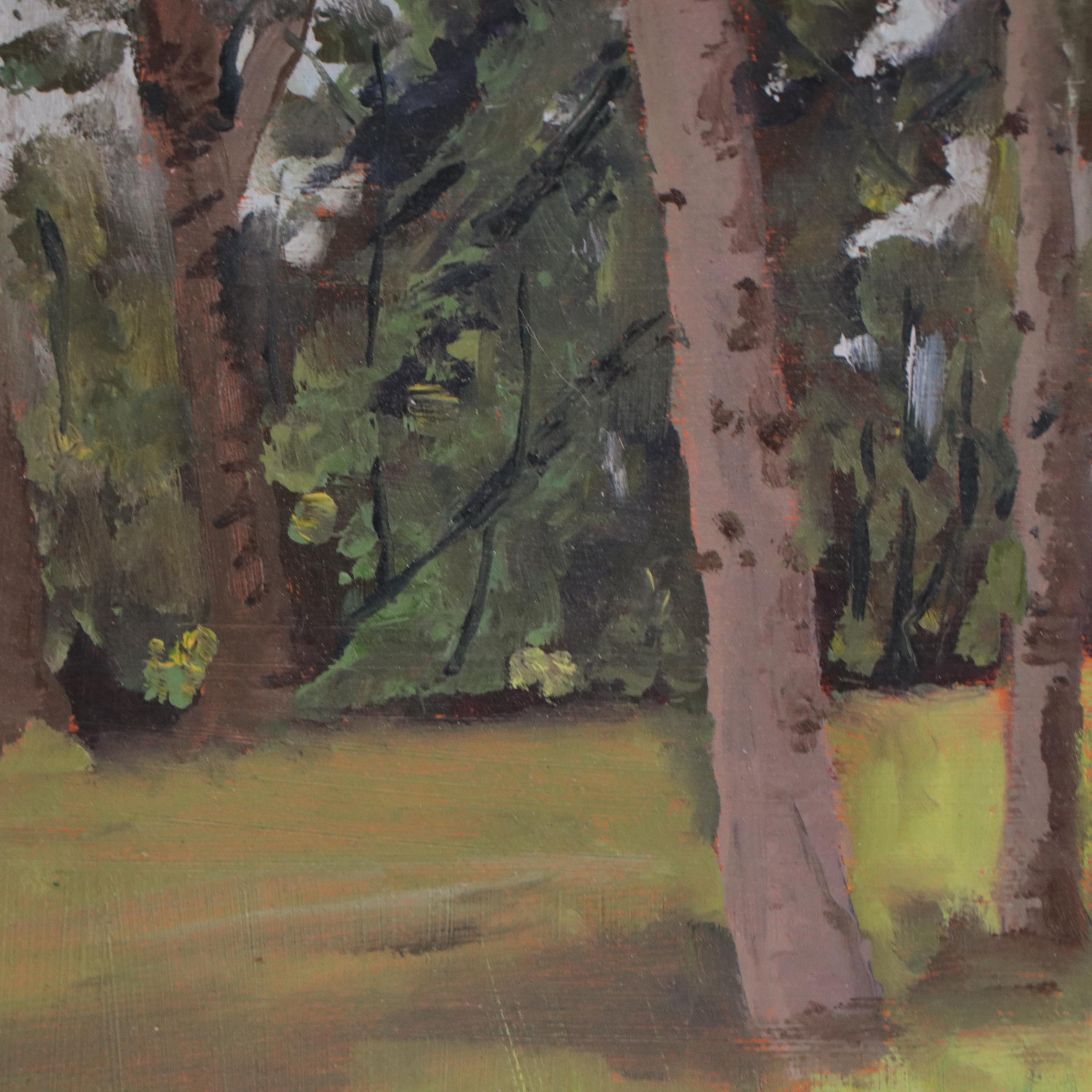 Susan Grier Oil Painting "Reflection in the Woods," 21st Century | EBTH