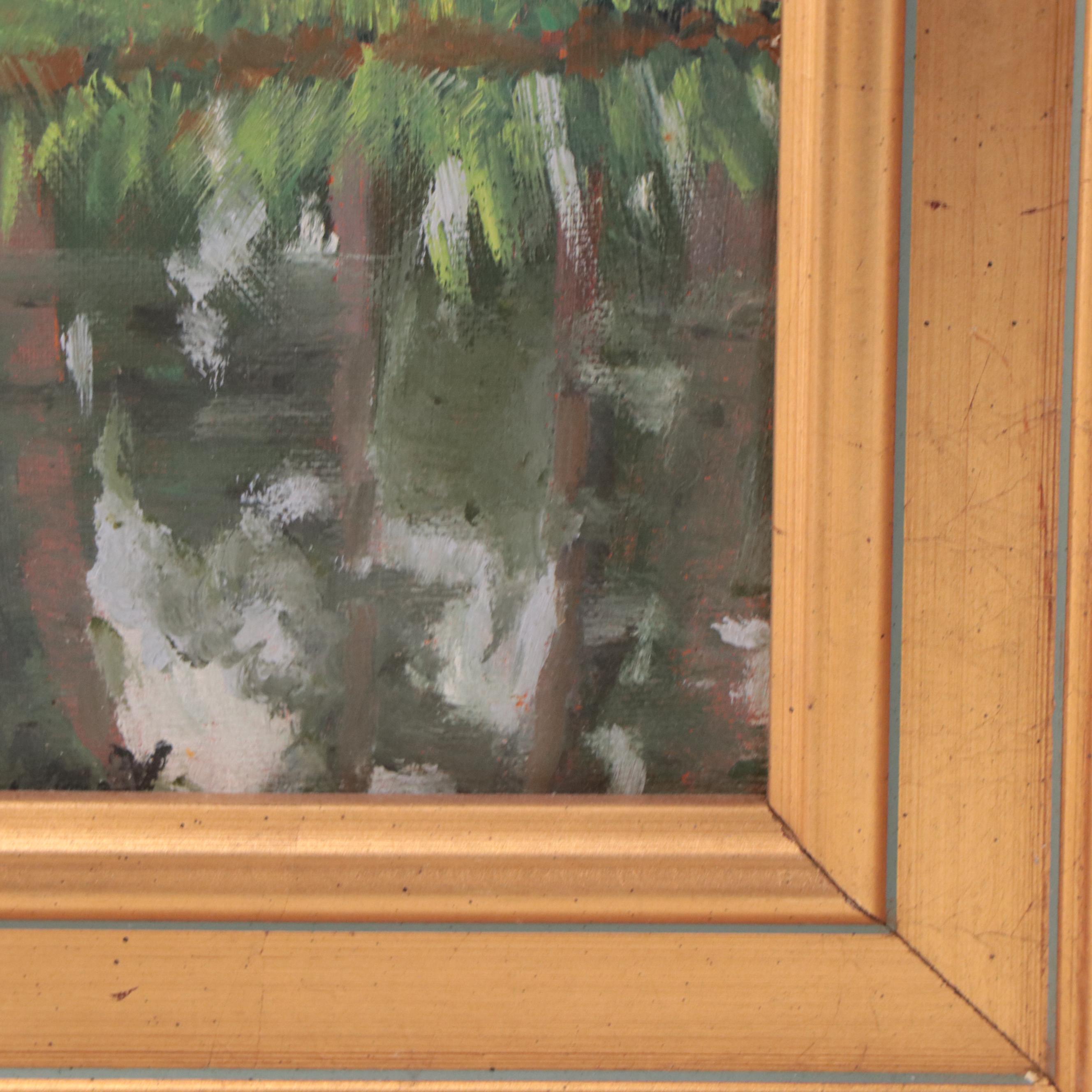 Susan Grier Oil Painting "Reflection in the Woods," 21st Century | EBTH