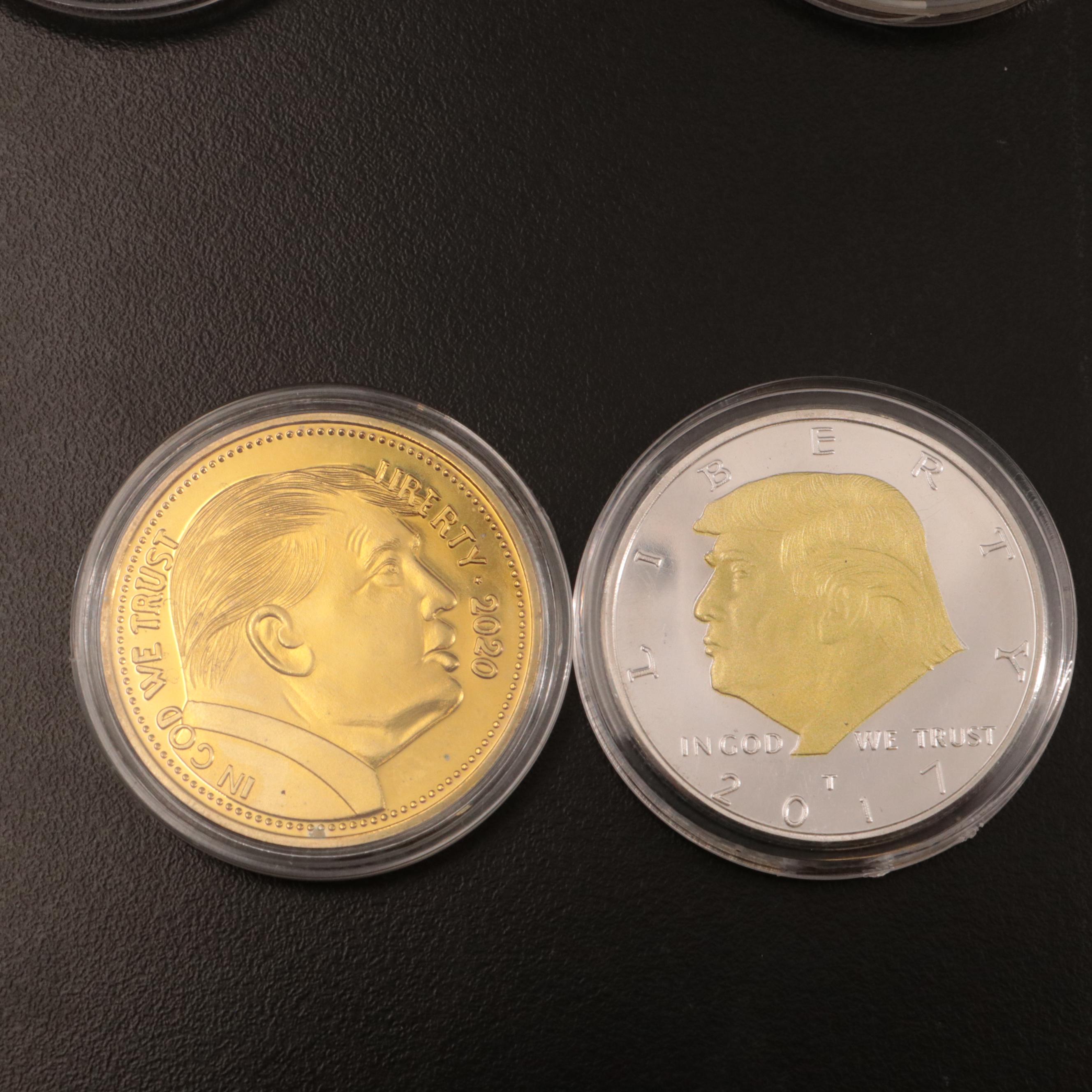 Collection of Seven Trump-Themed Medals | EBTH
