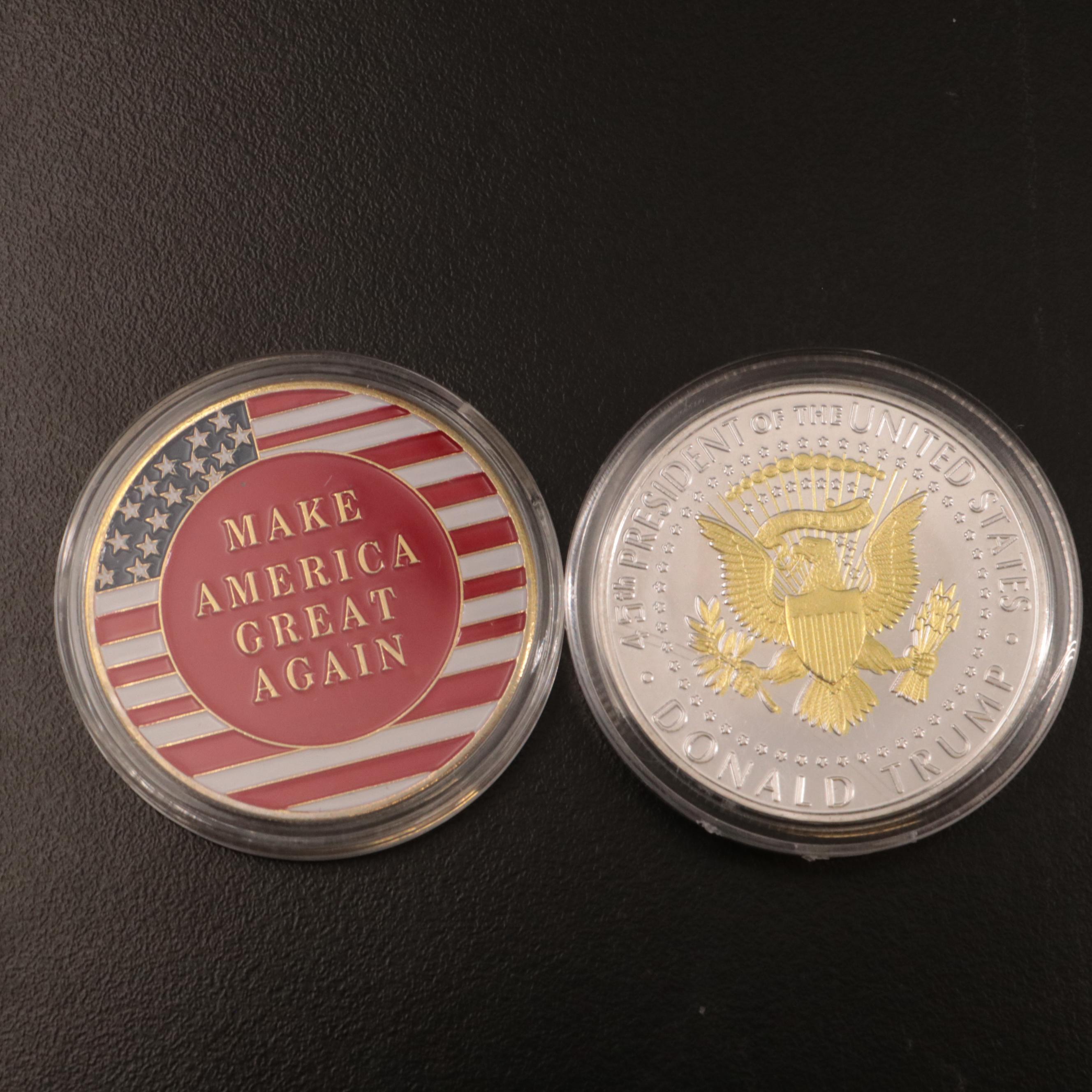 Collection of Seven Trump-Themed Medals | EBTH