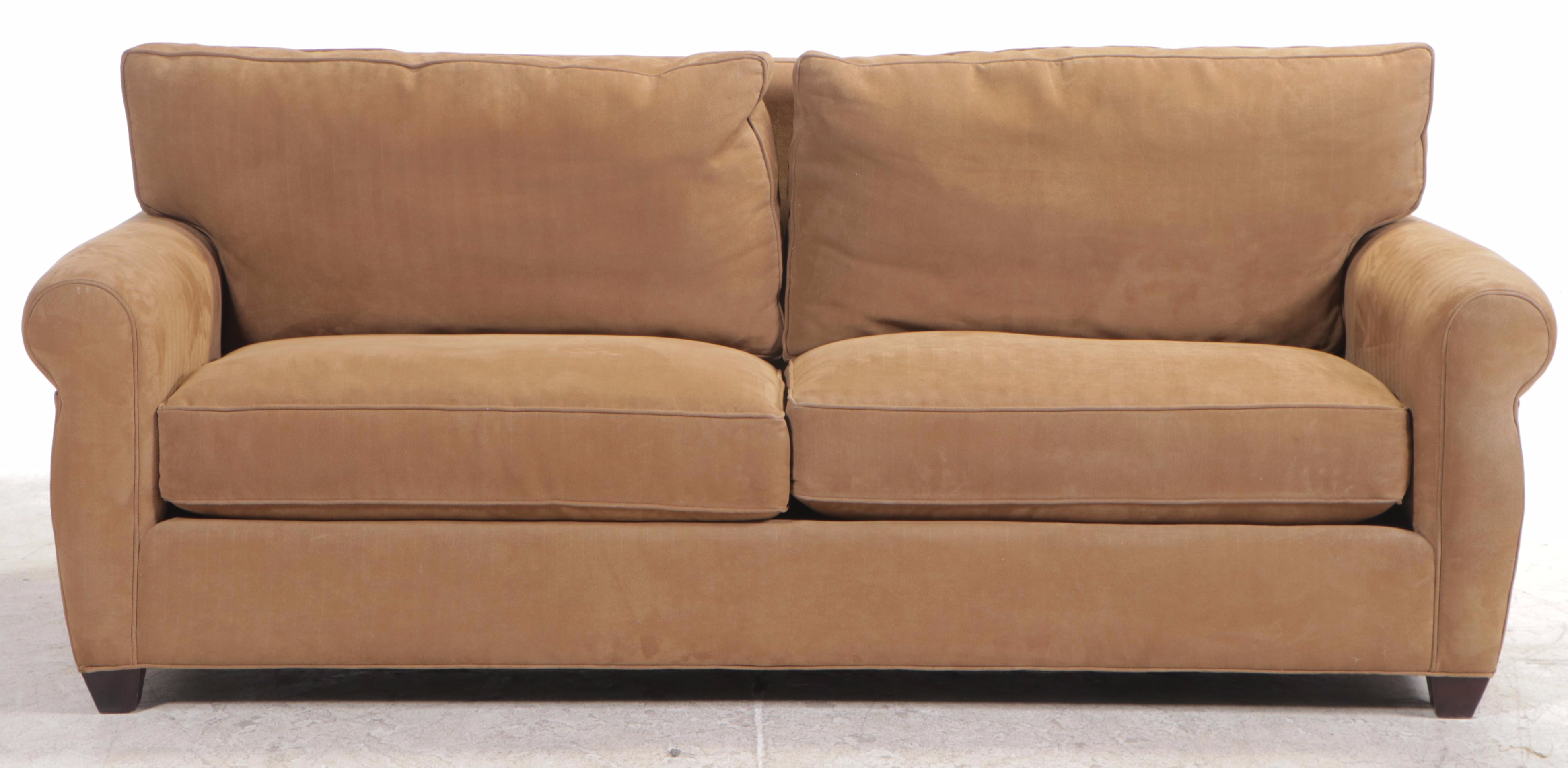 Camden Collection for Arhaus Furniture Custom-Upholstered Roll-Arm Sofa ...