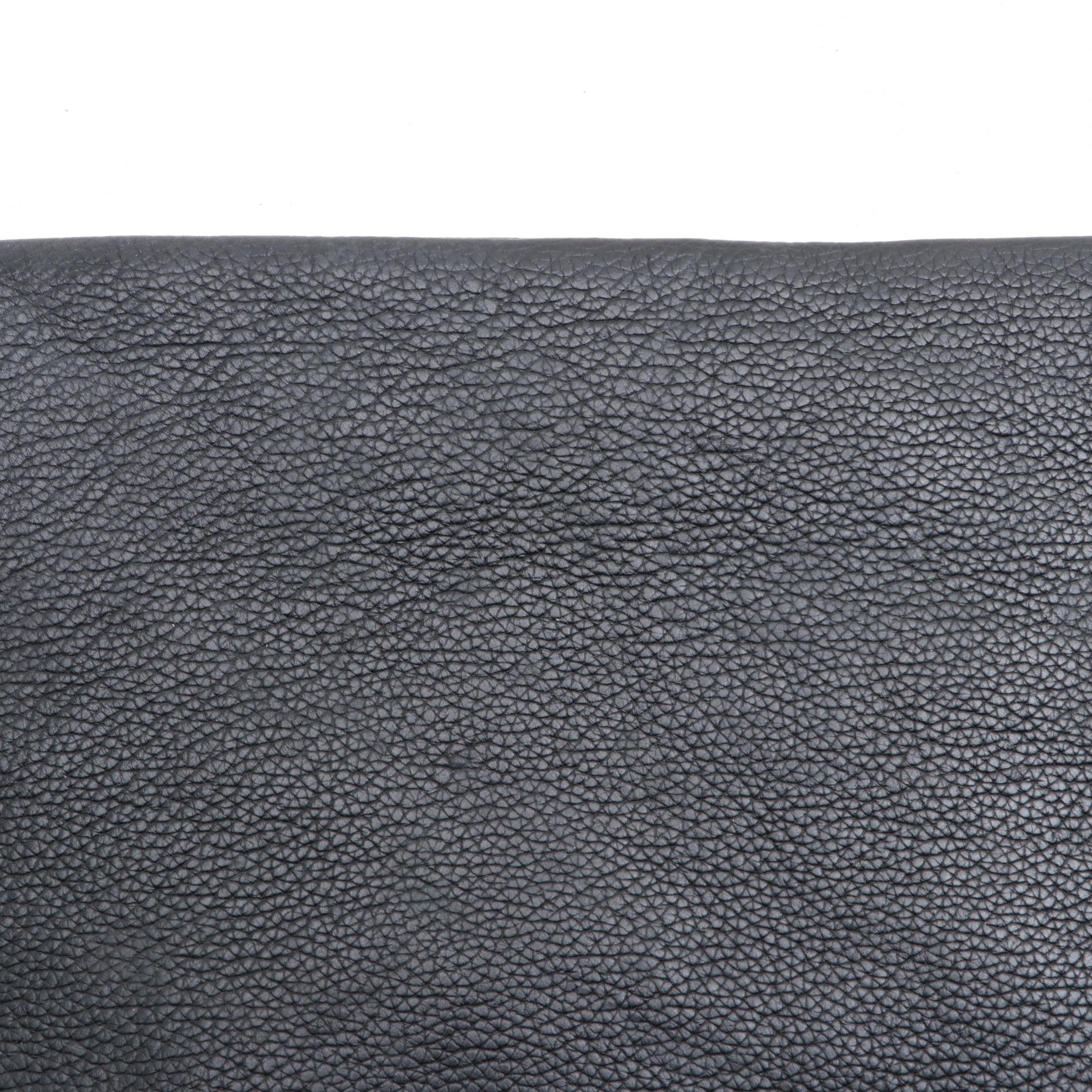 Loewe Slim Fold-Over Shoulder Bag in Black Leather | EBTH