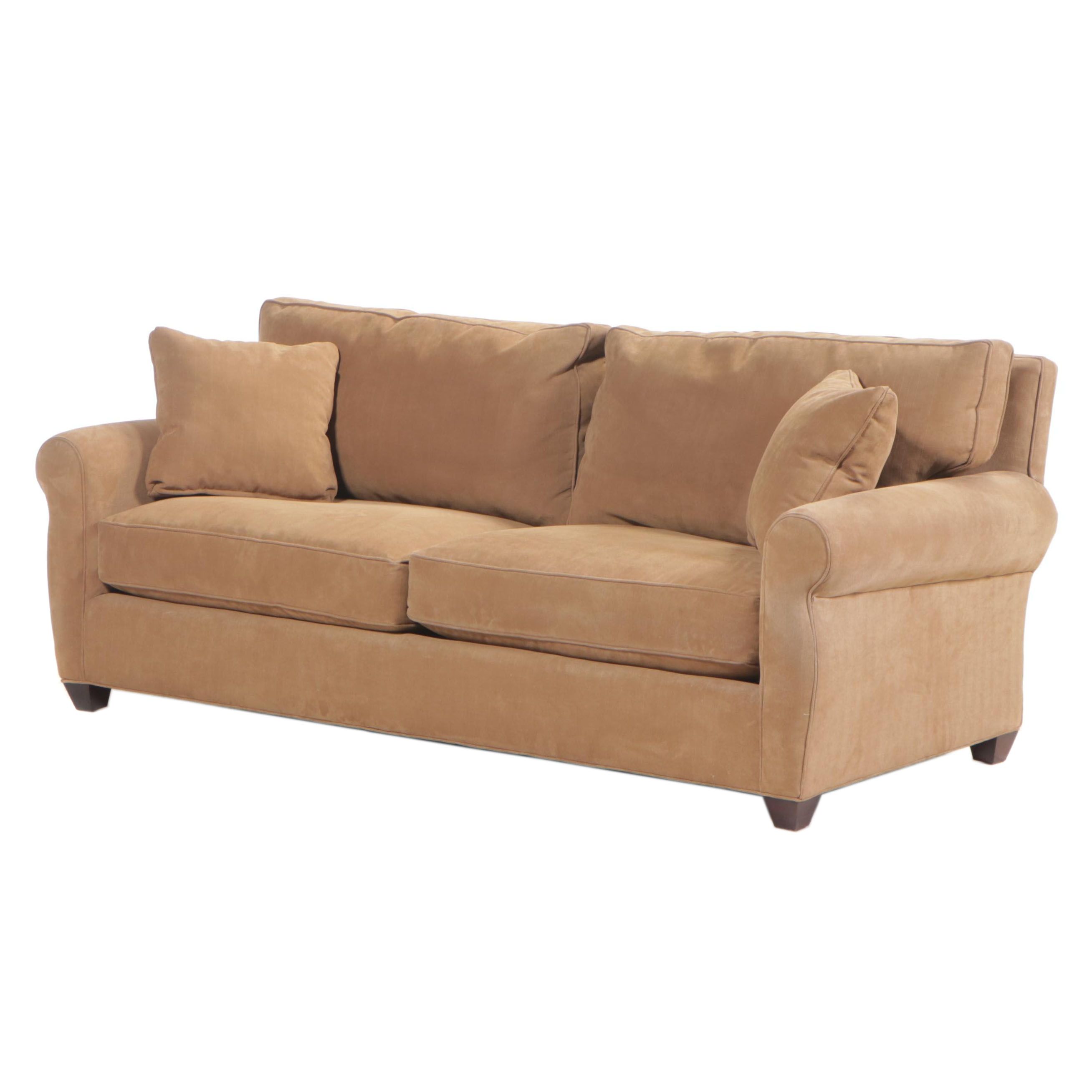 Camden Collection for Arhaus Furniture Custom-Upholstered Roll-Arm Sofa ...