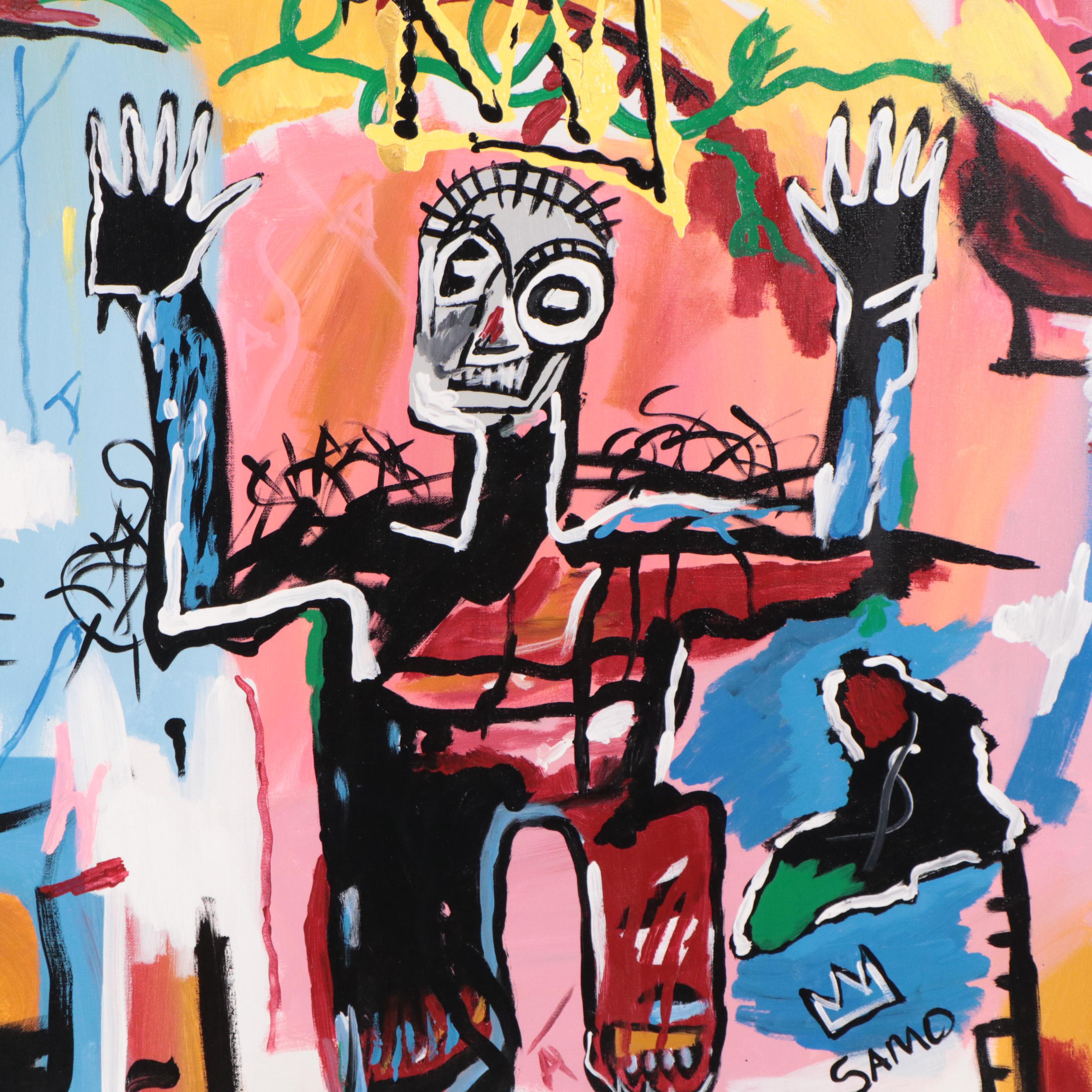 Taliaferro Sebastian Acrylic Painting "Hands Up, Don't Shoot!," 2015 | EBTH