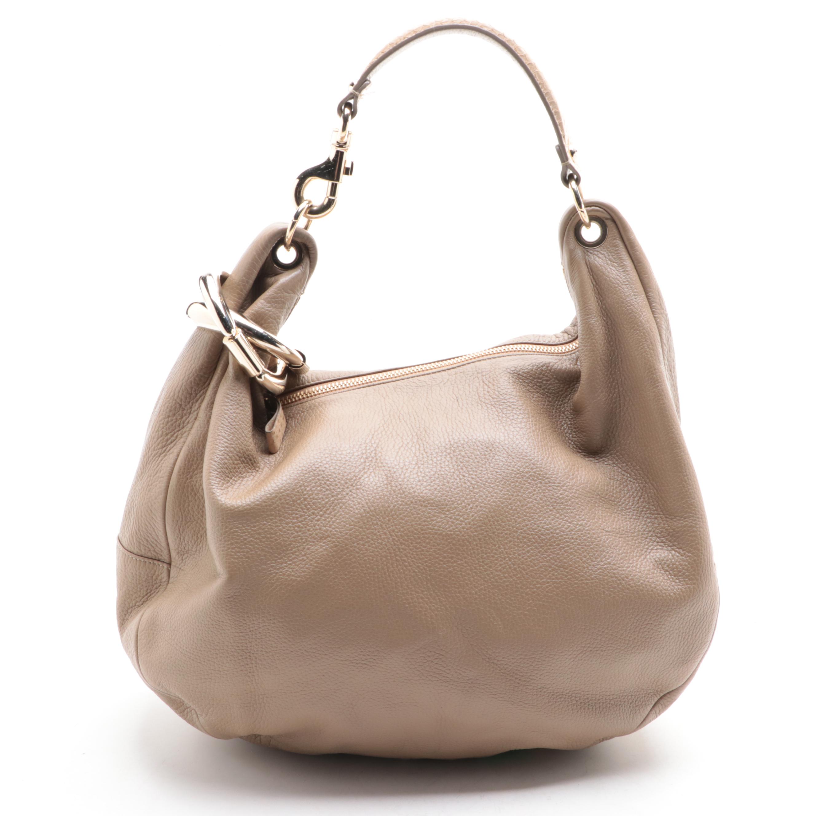 Jimmy Choo Sky Hobo Bag in Pebbled Leather | EBTH