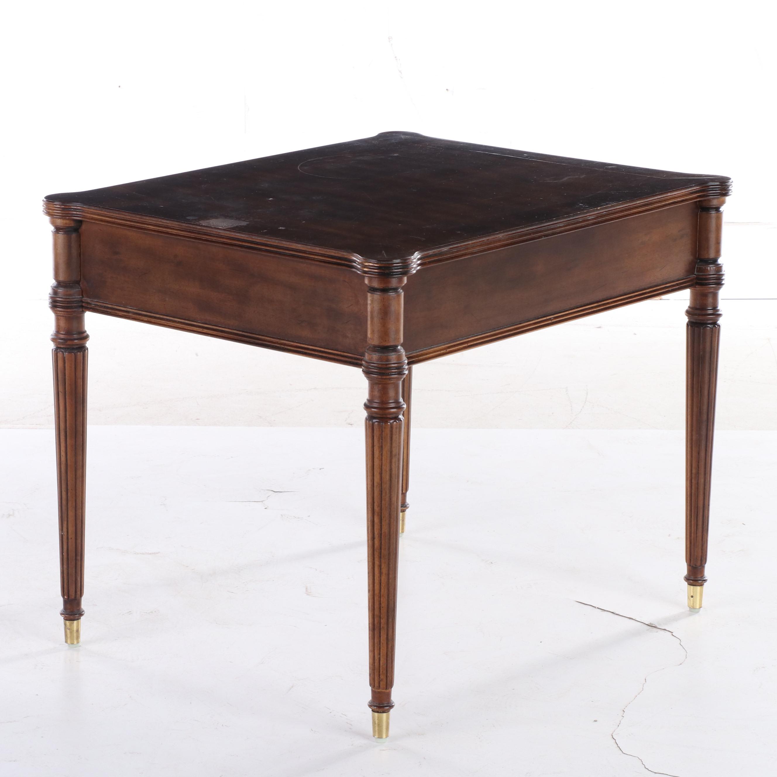 Henredon Federal Style Mahogany and Crossbanded Console and Side Tables ...