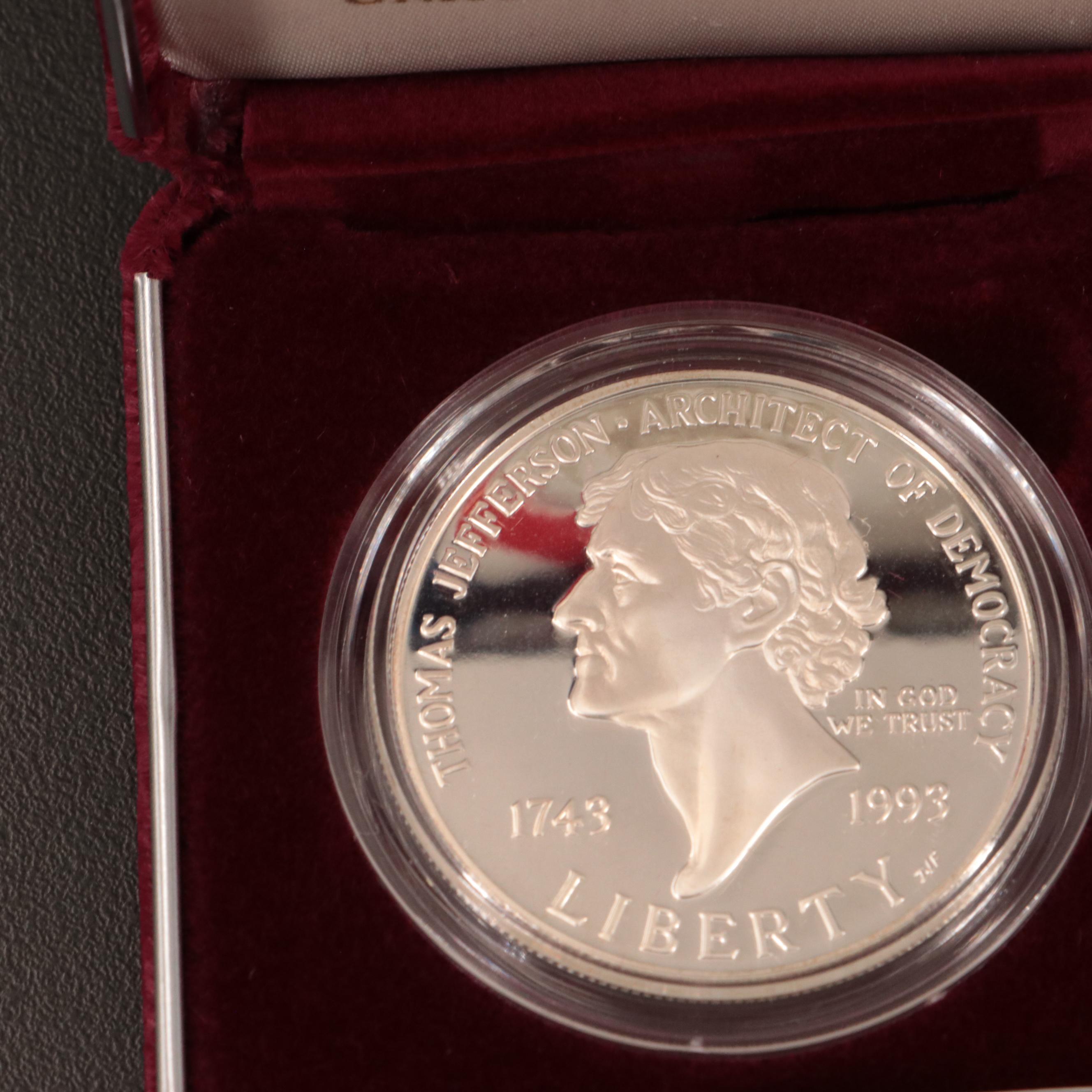 Five Different Modern Commemorative Proof Silver Dollars | EBTH