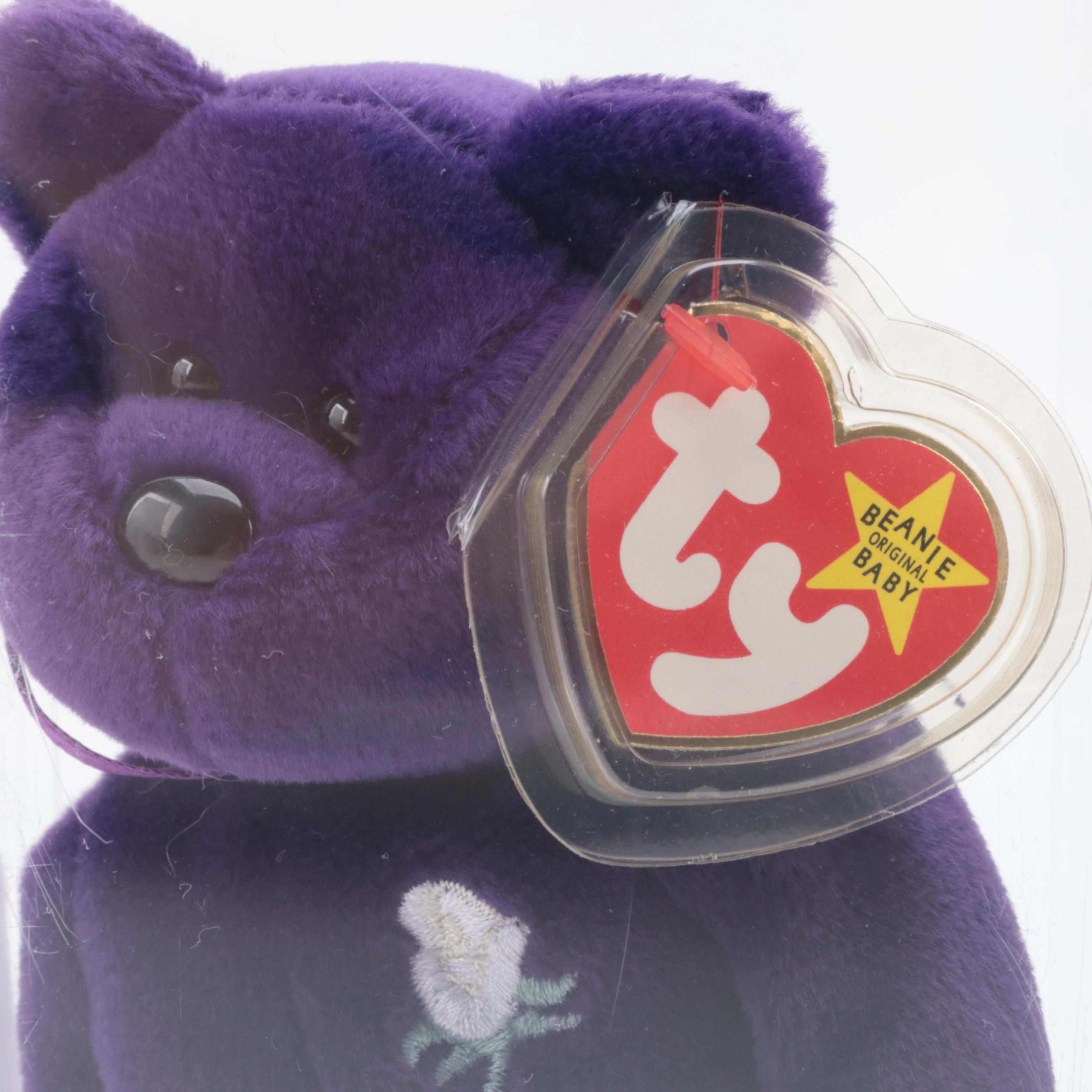 Ty Beanie Babies Stuffed Plush Toys With Clear Cases, Limited Edition ...