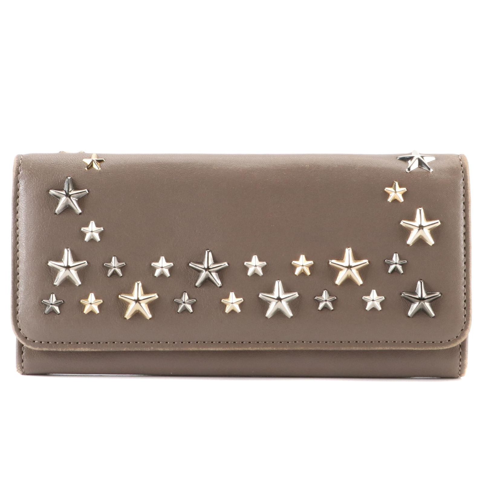 Jimmy Choo Star Studded Leather Continental Wallet | EBTH