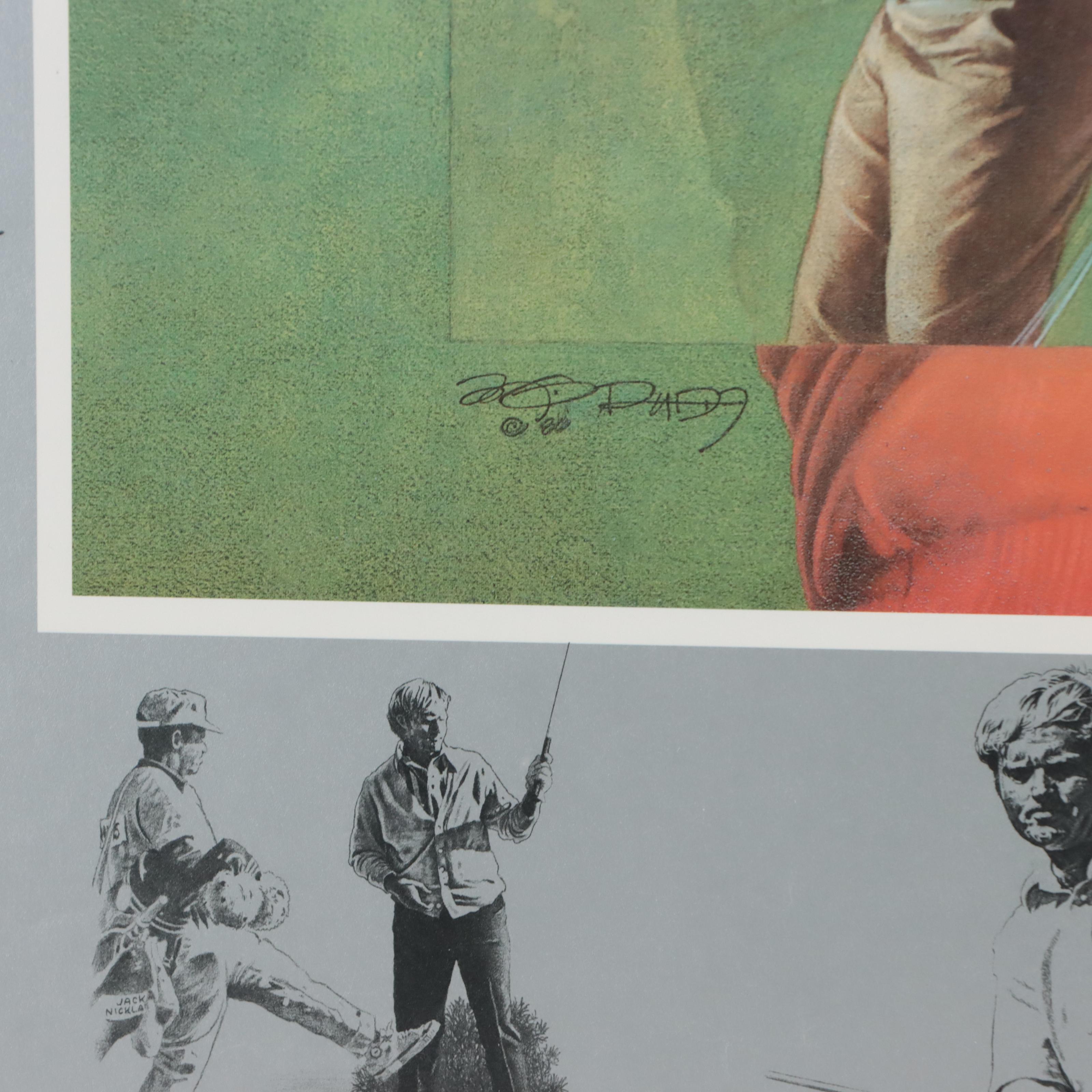 Jack Nicklaus and PGA Masters Champions Collection Offset Lithograph ...