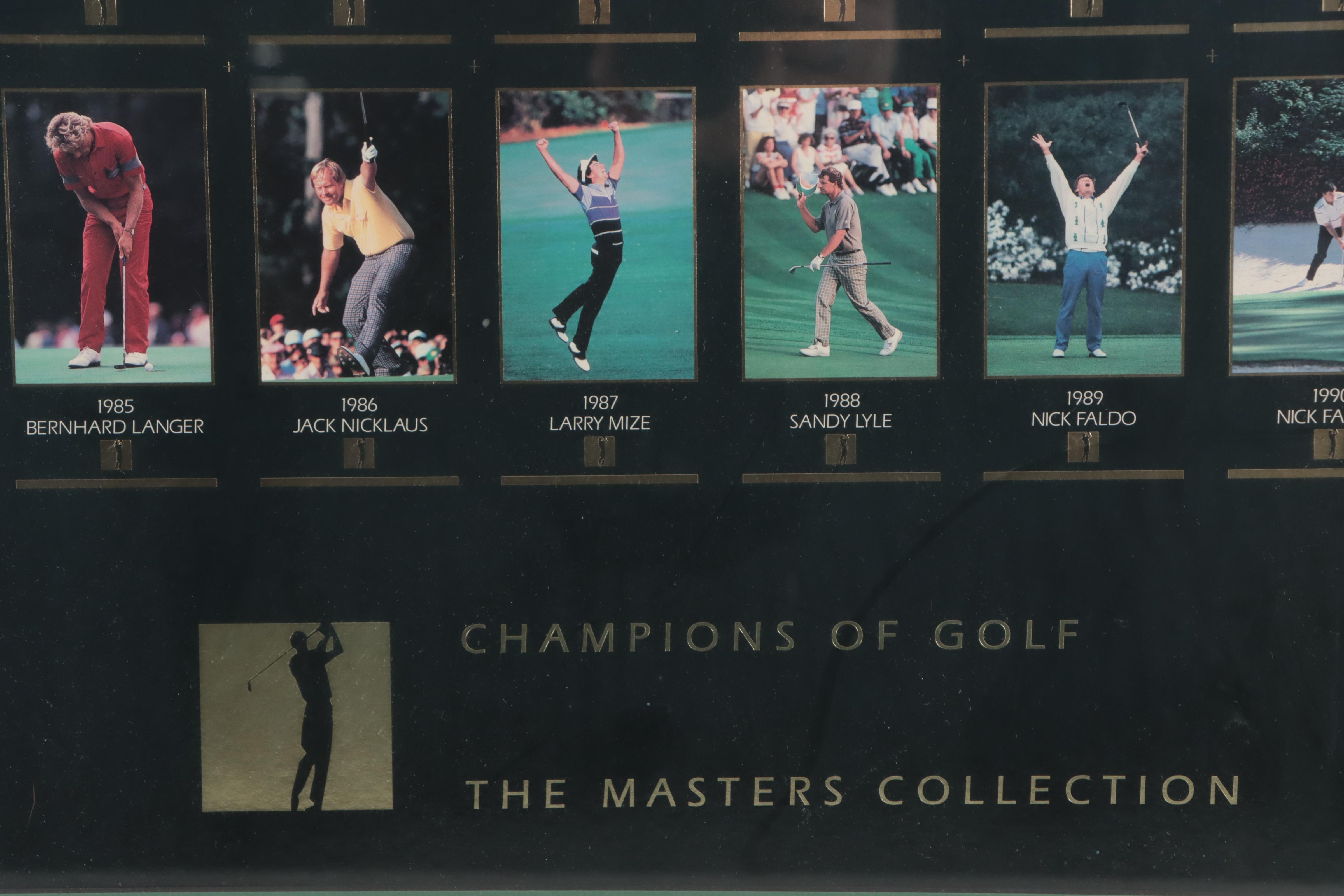 Jack Nicklaus and PGA Masters Champions Collection Offset Lithograph ...
