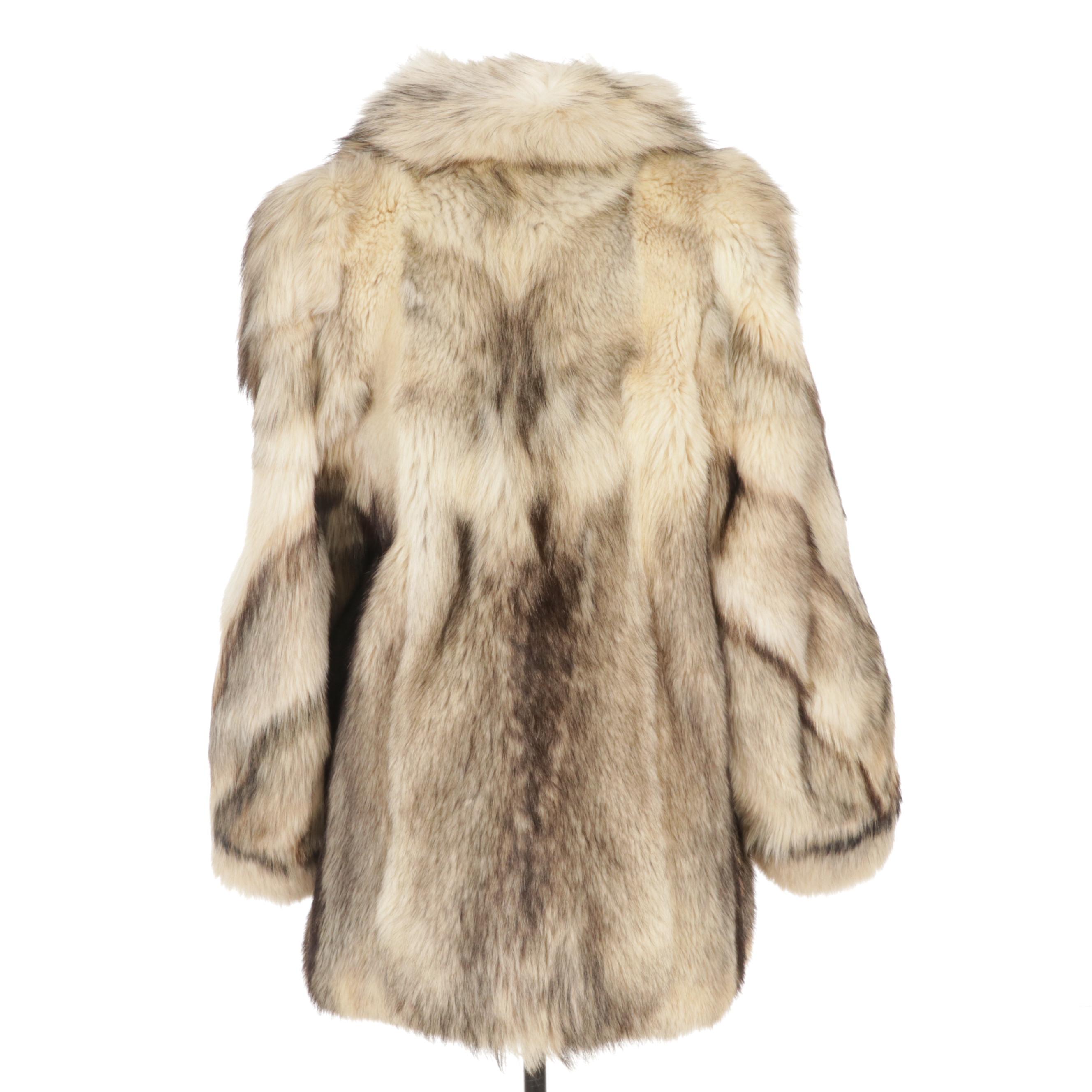 Wolf Fur Jacket With Bemberg Lining | EBTH