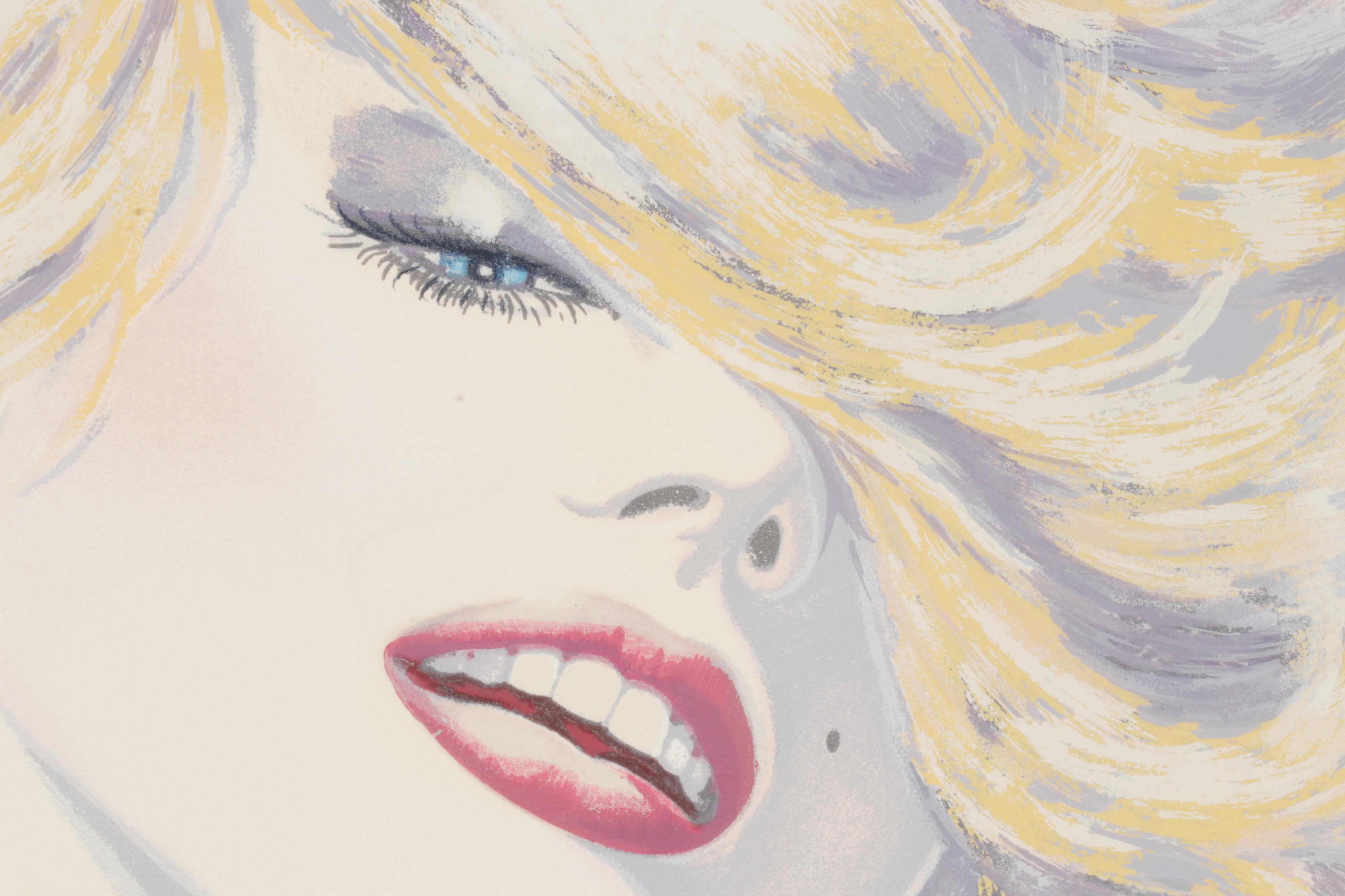 Mary Vickers Embellished Serigraph "Golden Girl," Late 20th Century | EBTH